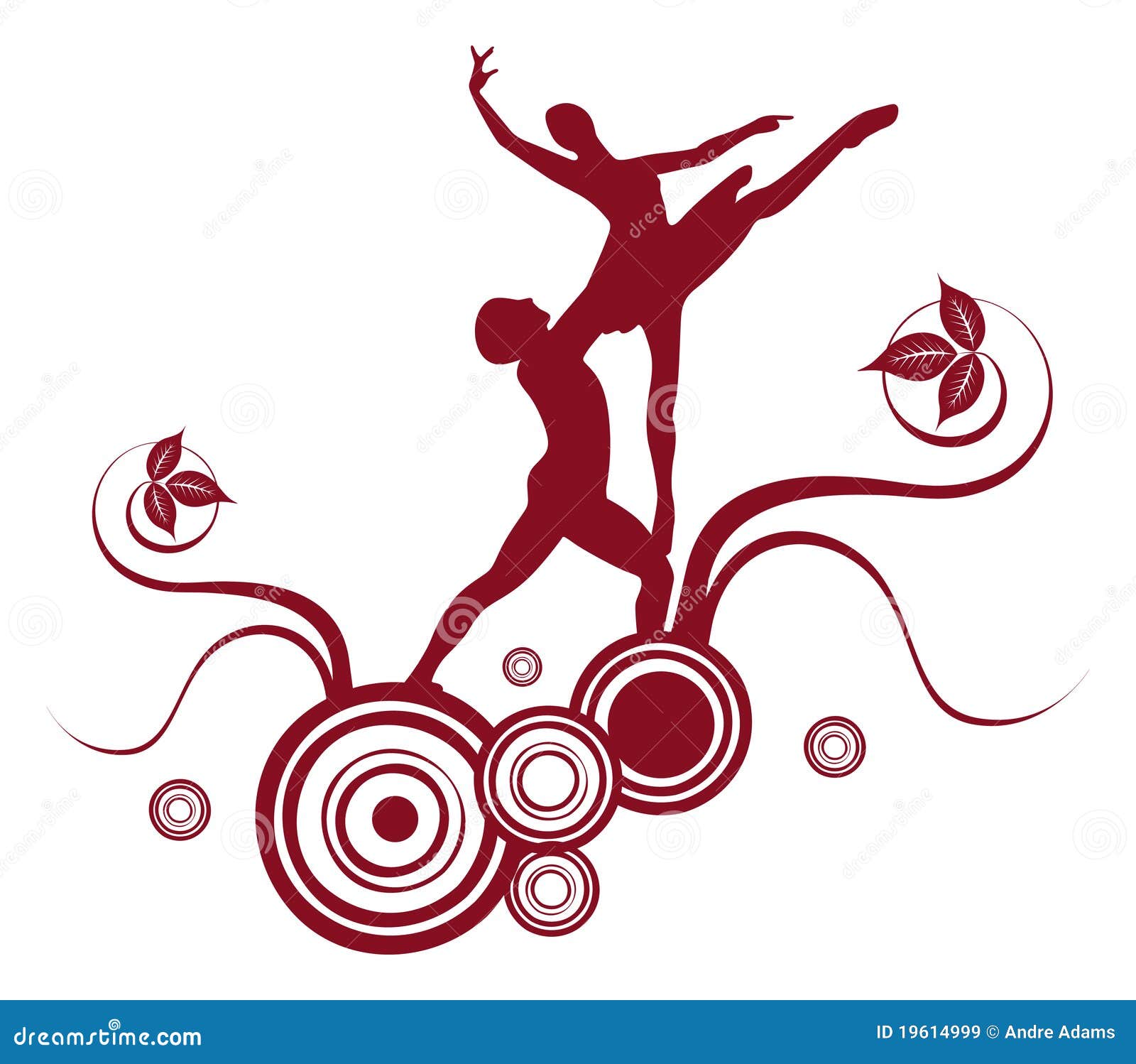 Ballet abstract design stock illustration. Illustration of elegant ...