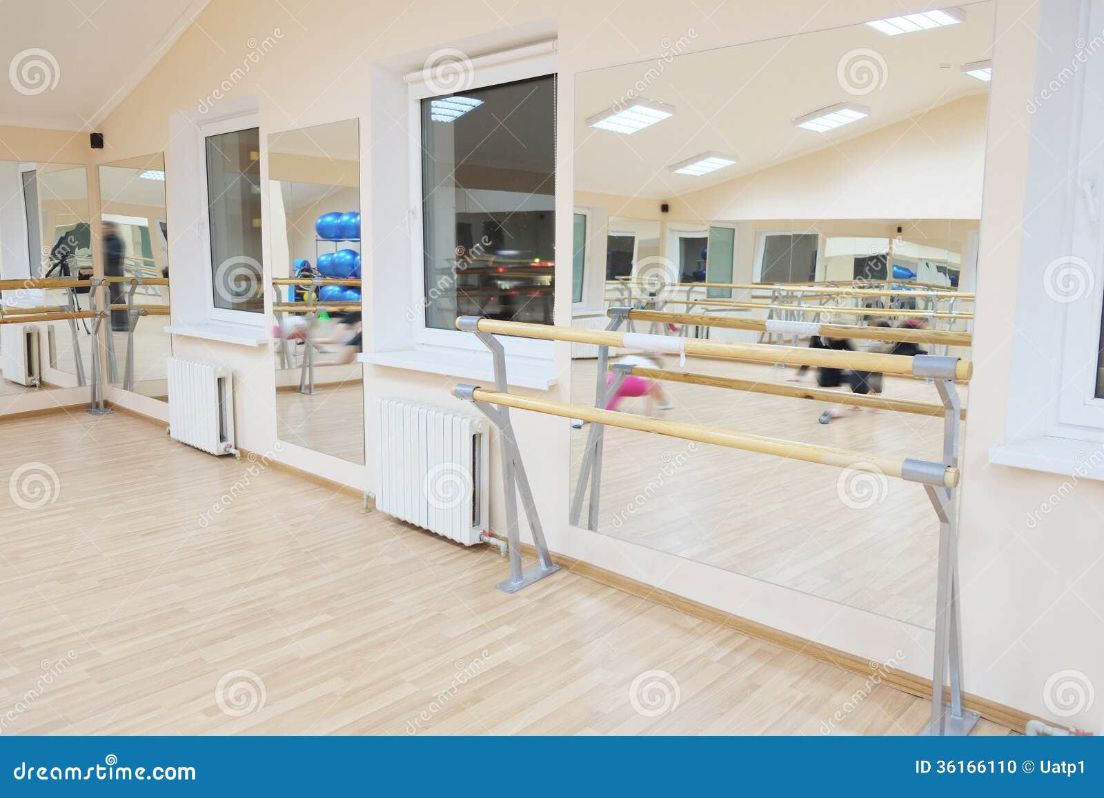 Ballet barre stock photo. Image of dancer, floor, barre - 36166110