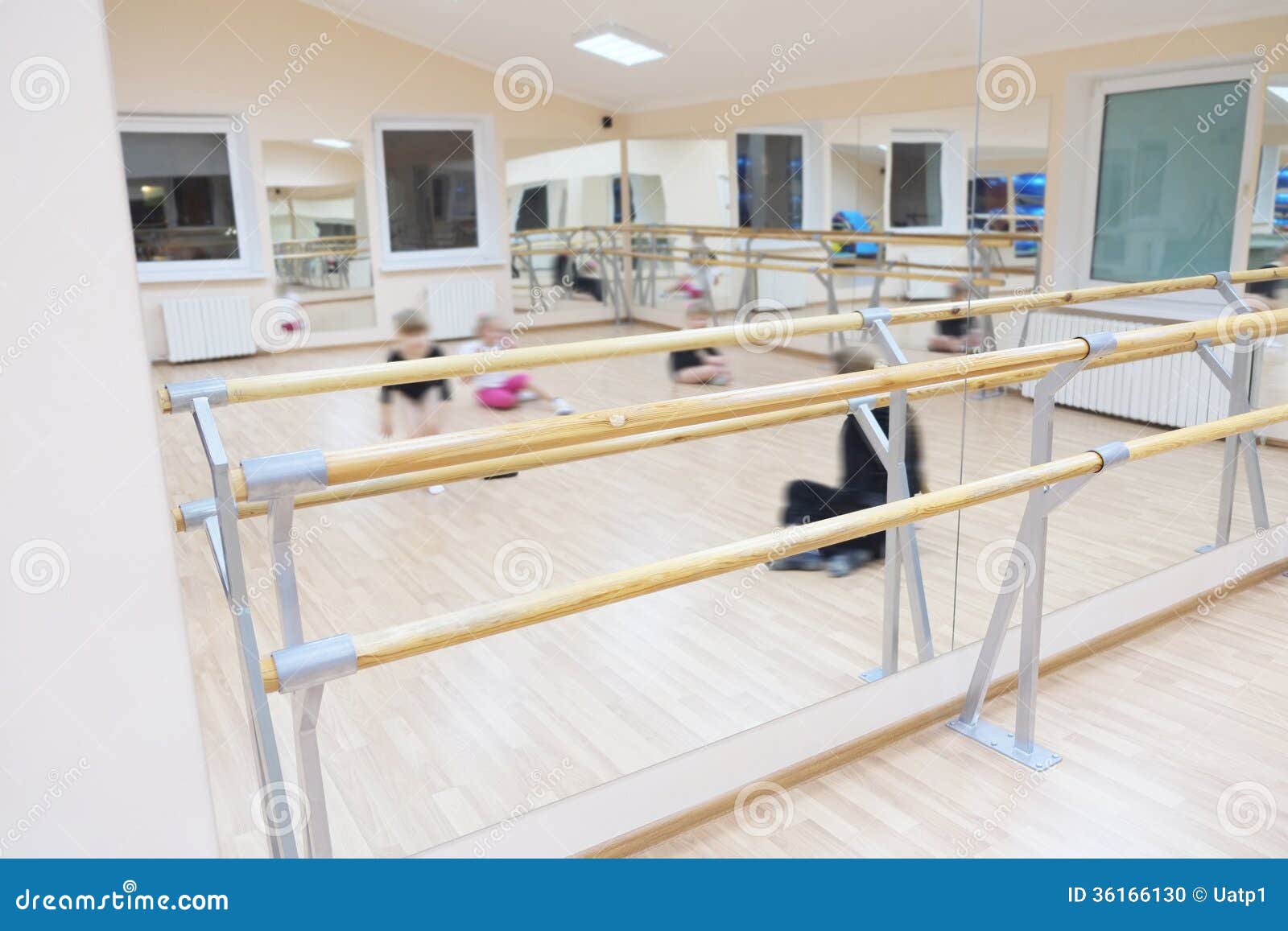 Ballet barre stock photo. Image of grace, ballet, young - 36166130