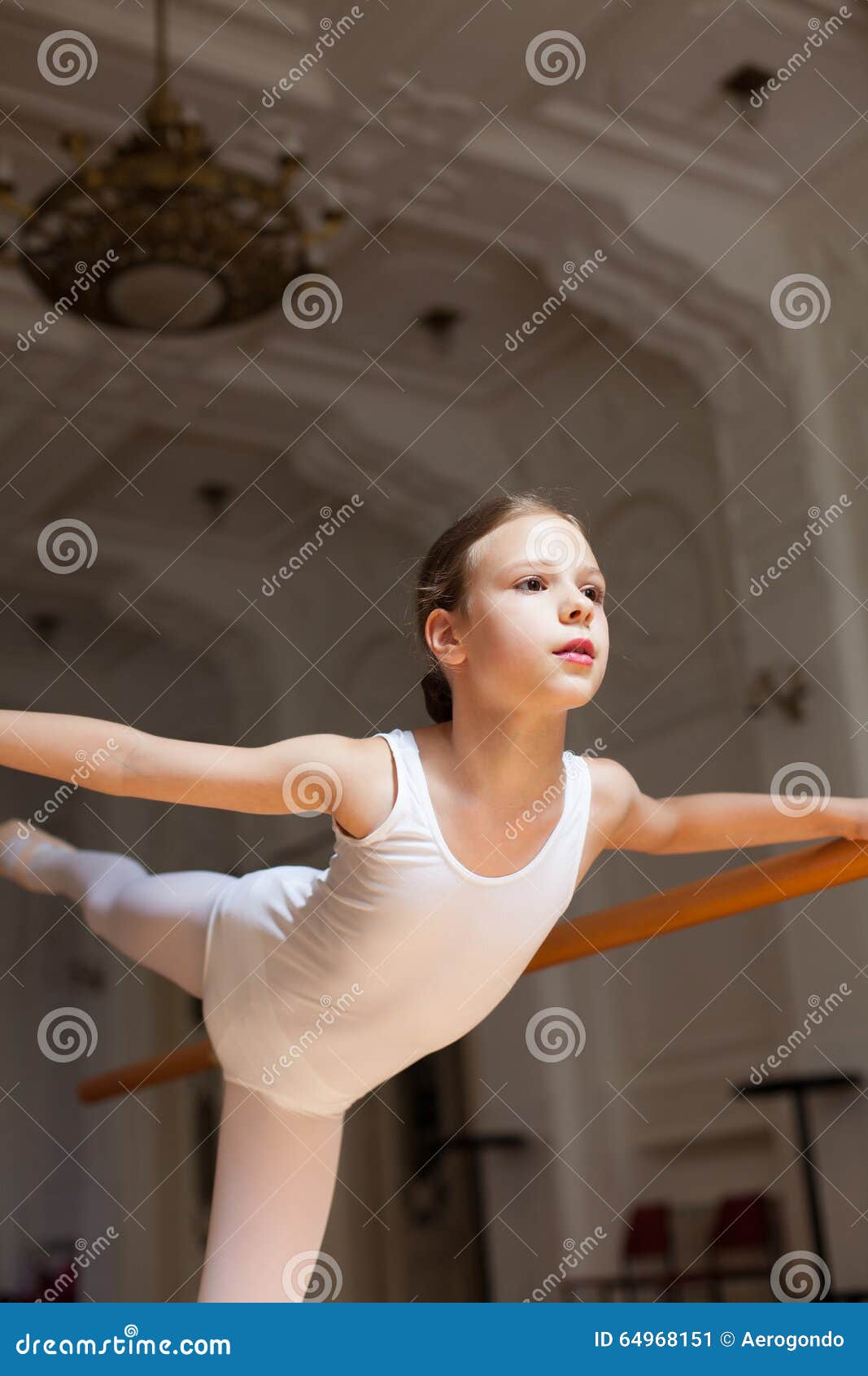 Ballet class stock image. Image of balance, caucasian - 64968151