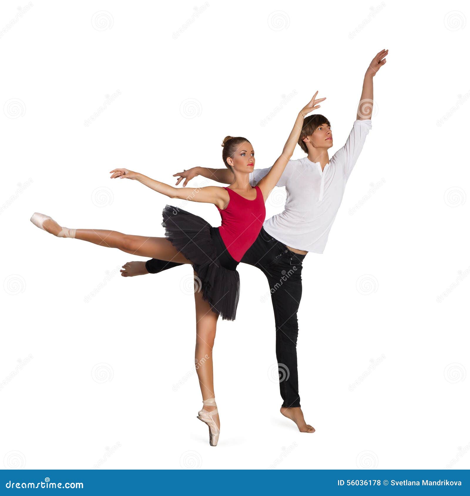 Ballet couple stock photo. Image of concentration, active - 56036178