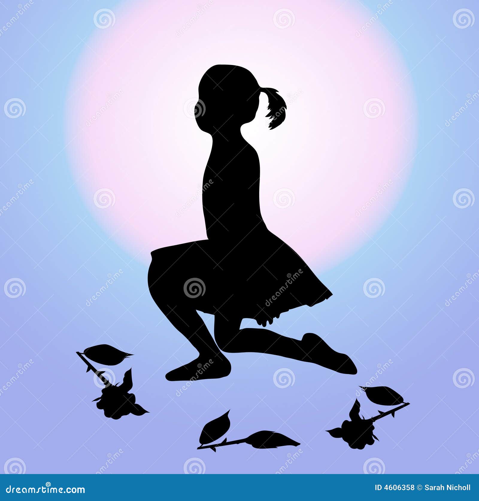 Ballet Curtsy 2 stock illustration. Illustration of curtsey - 4606358
