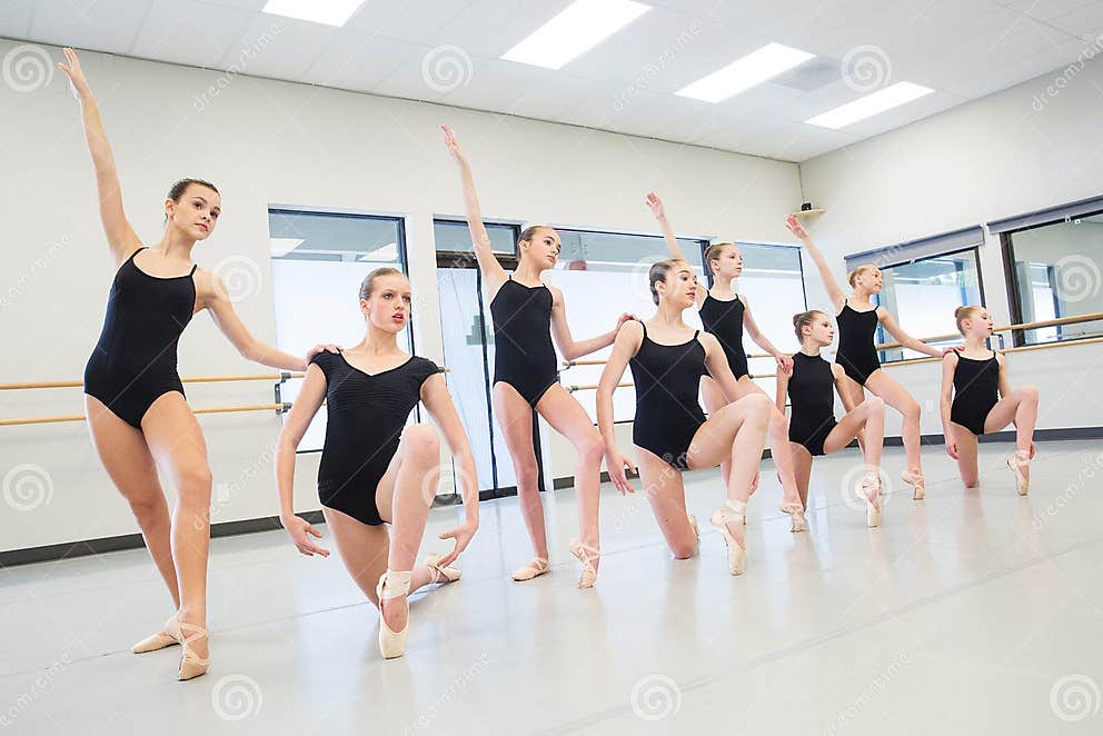 Ballet Dance Class stock image. Image of learning, coordination - 69040313