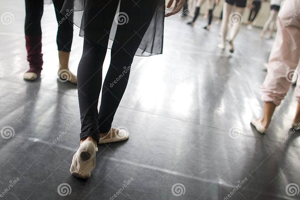 Ballet dance practice stock image. Image of class, studio - 3613107