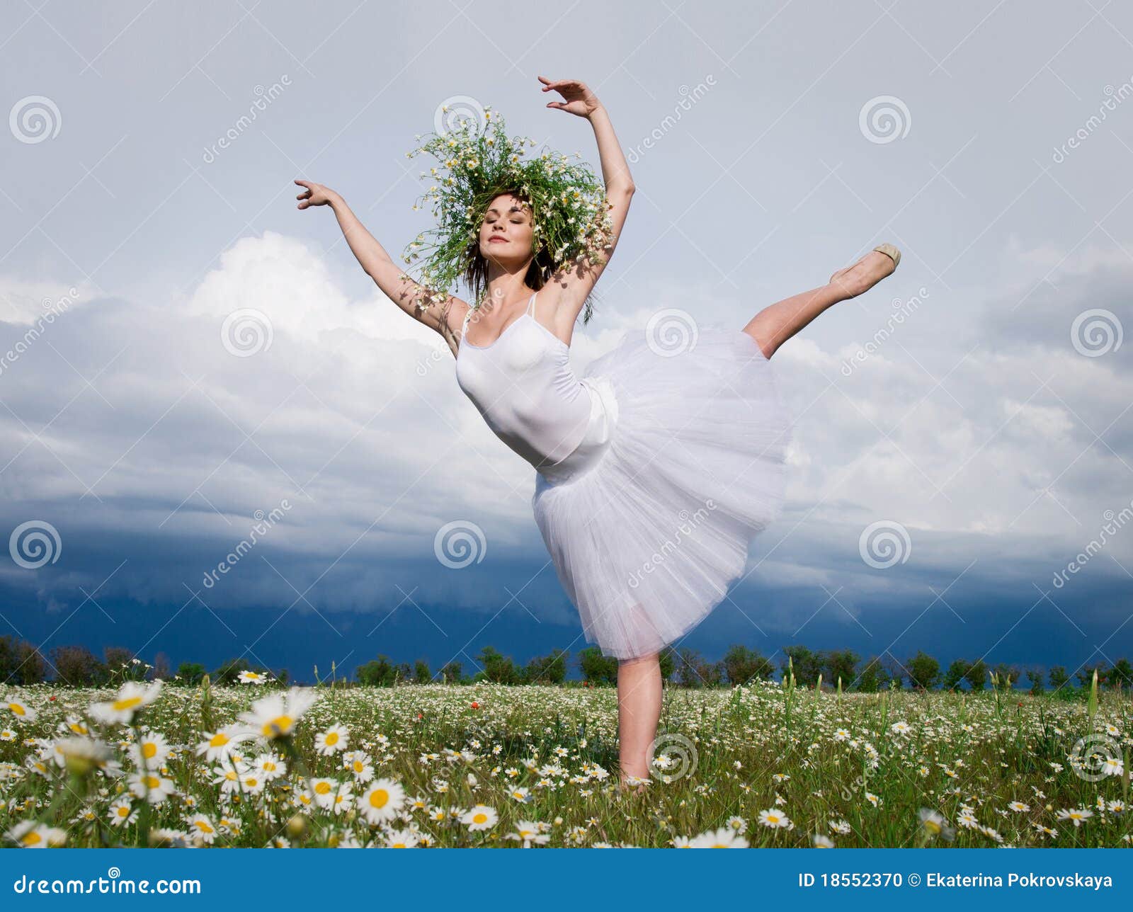 Ballet dancer stock photo. Image of grass, dance, nature - 18552370