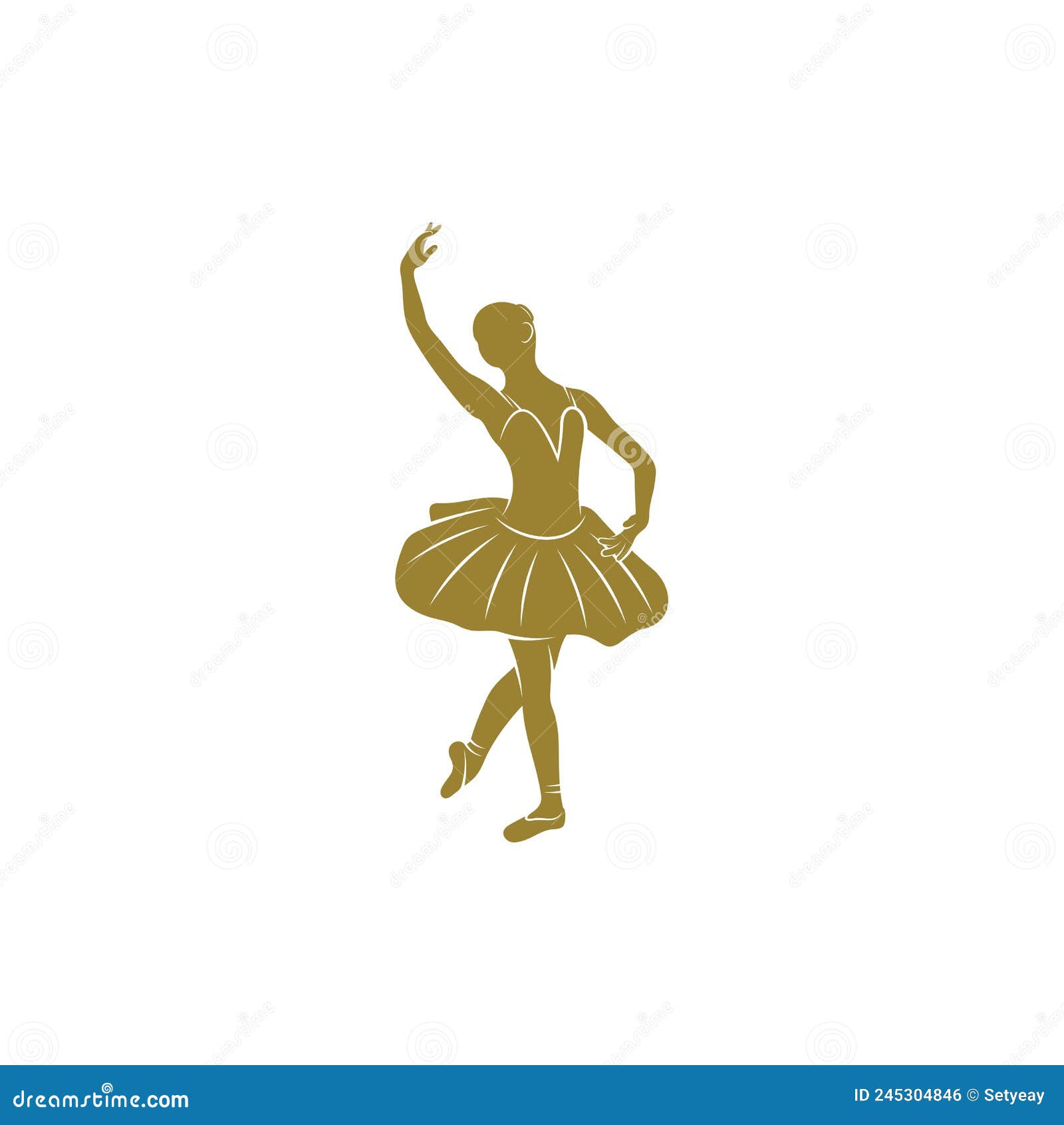 Ballet Dancer Design Vector Illustration, Creative Ballet Dancer Logo ...
