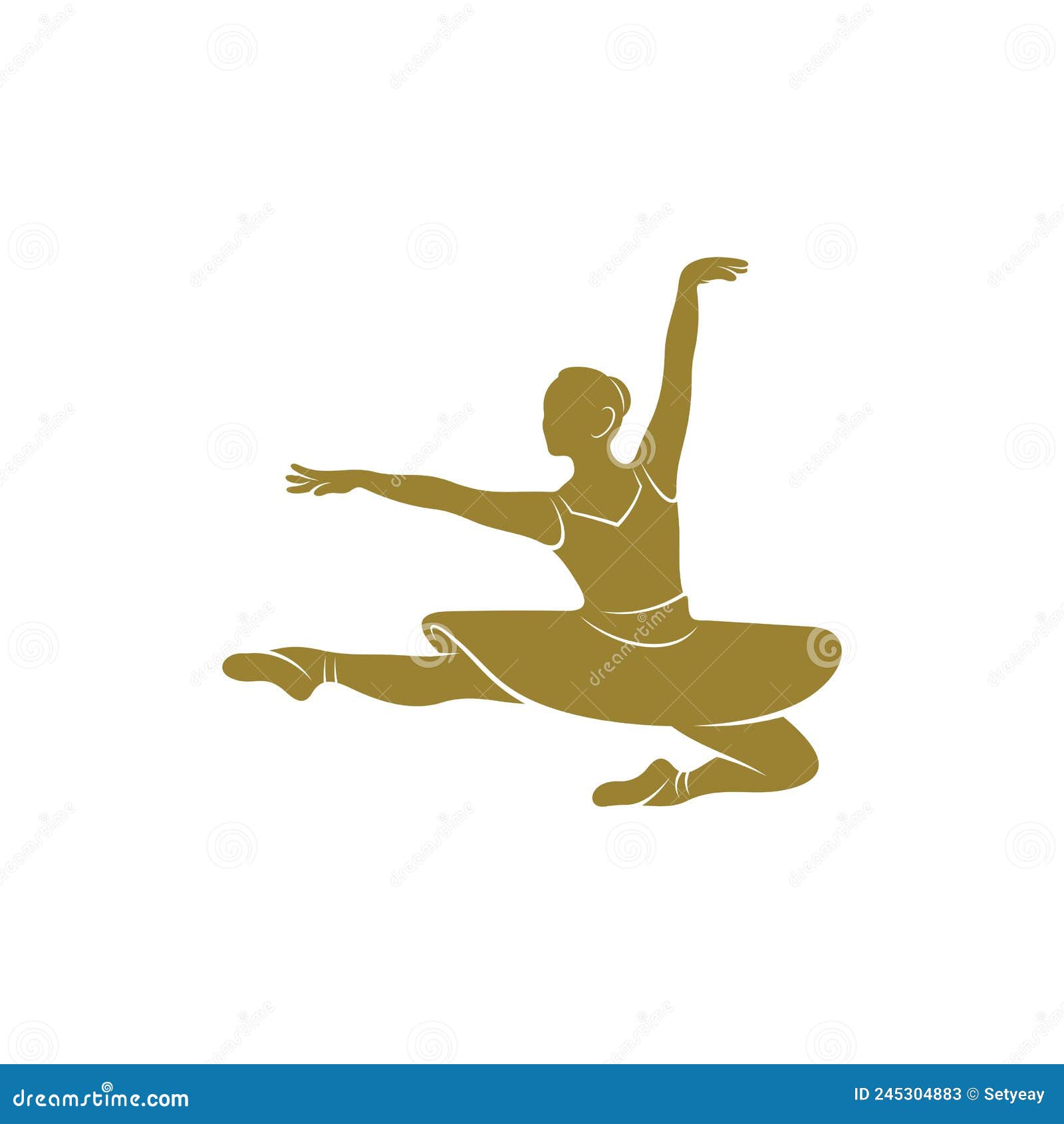 Ballet Dancer Design Vector Illustration, Creative Ballet Dancer Logo ...