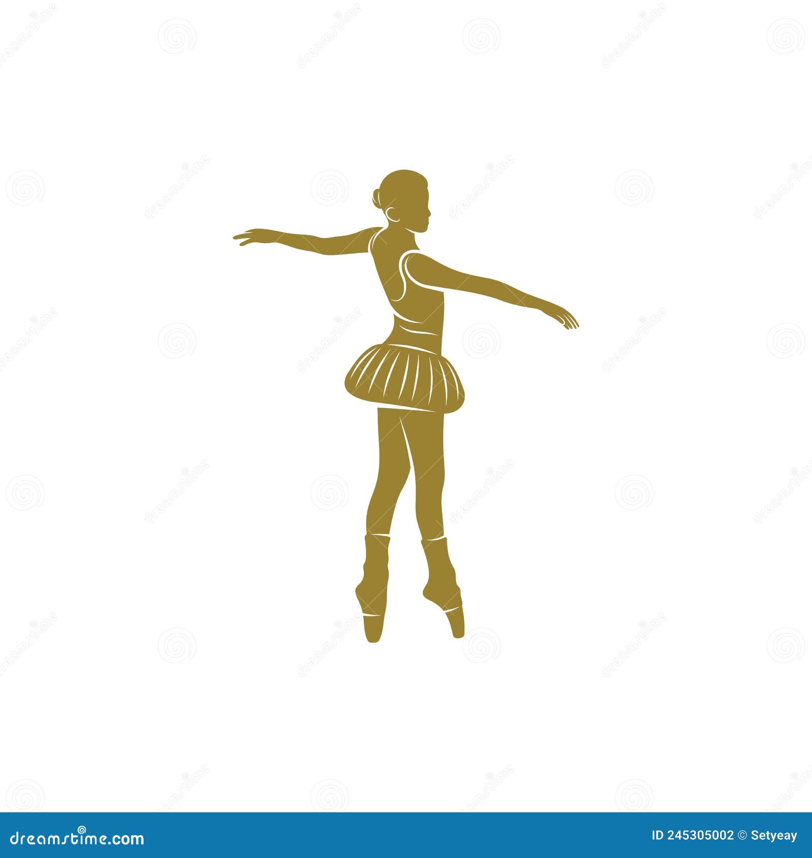 Ballet Dancer Design Vector Illustration, Creative Ballet Dancer Logo ...