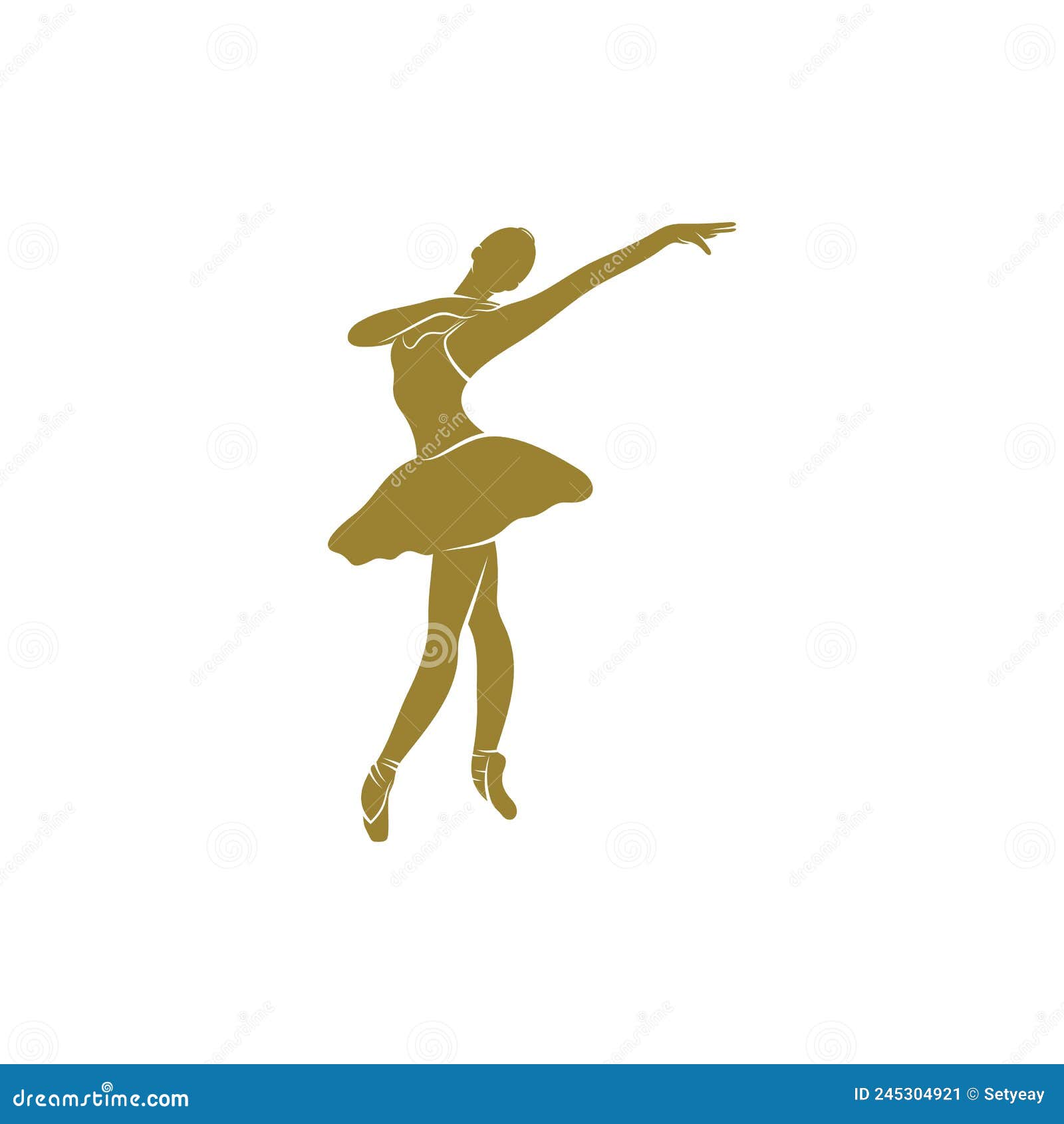 Ballet Dancer Design Vector Illustration, Creative Ballet Dancer Logo ...