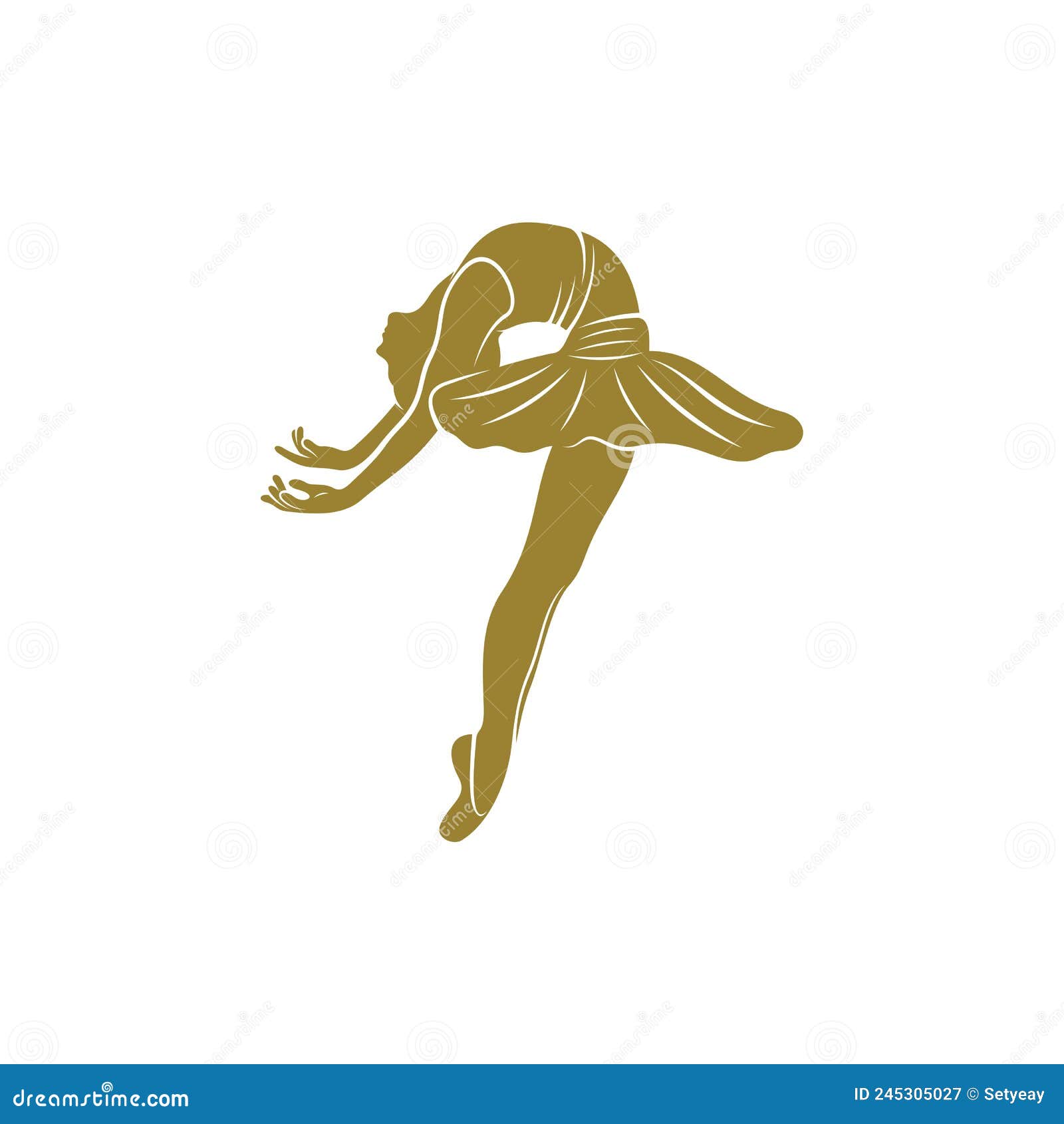 Ballet Dancer Design Vector Illustration, Creative Ballet Dancer Logo ...