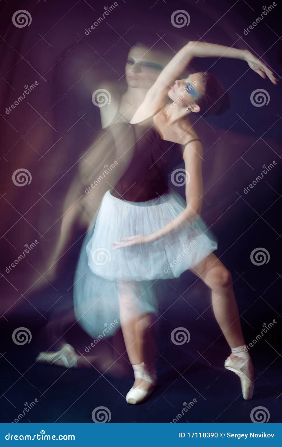 Ballet dancer motion stock photo. Image of ballet, beautiful - 17118390