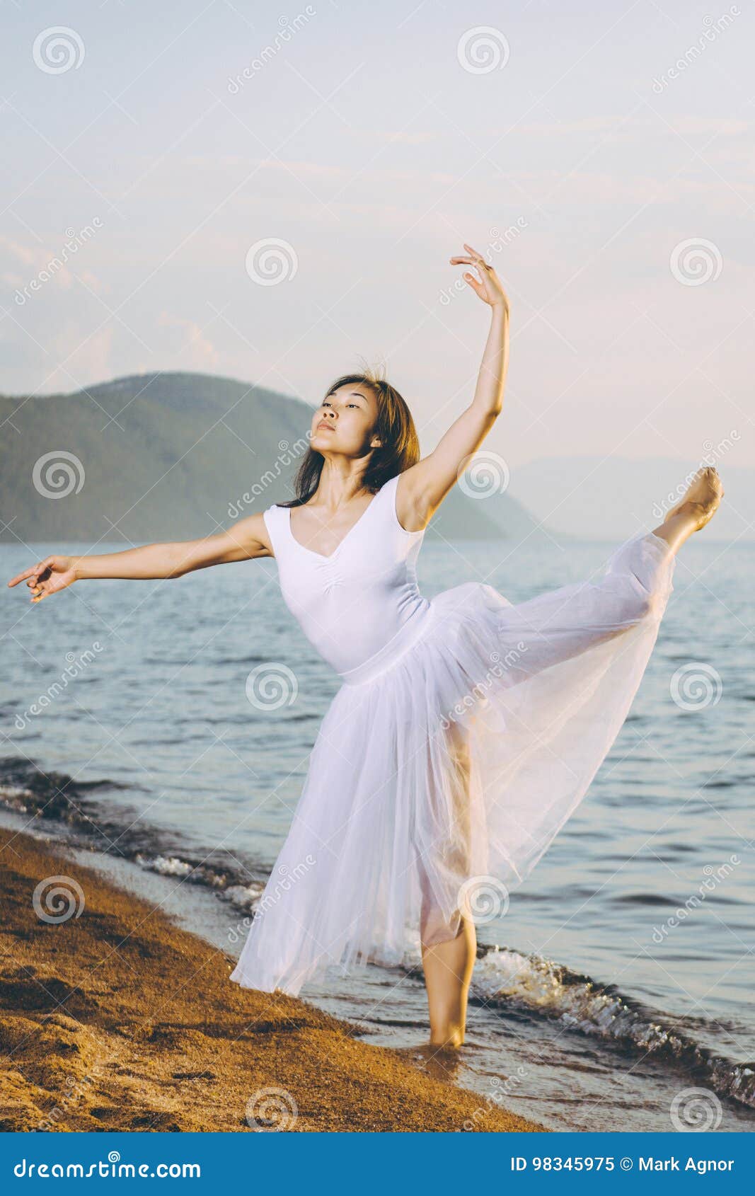 Ballet dancer outdoor stock image. Image of female, outside - 98345975