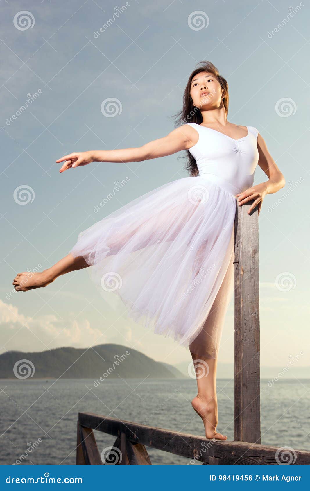 Ballet dancer outdoor stock photo. Image of female, beautiful - 98419458