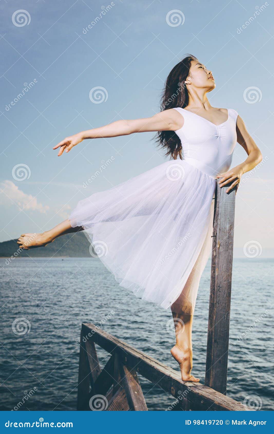 Ballet dancer outdoor stock photo. Image of performance - 98419720