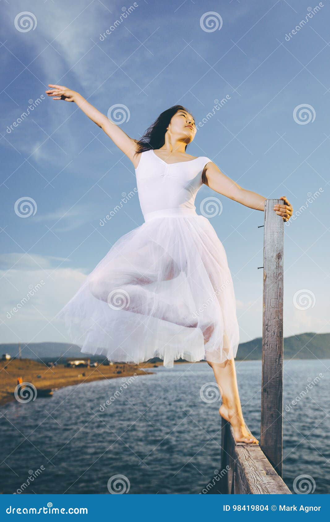 Ballet dancer outdoor stock photo. Image of elegance - 98419804