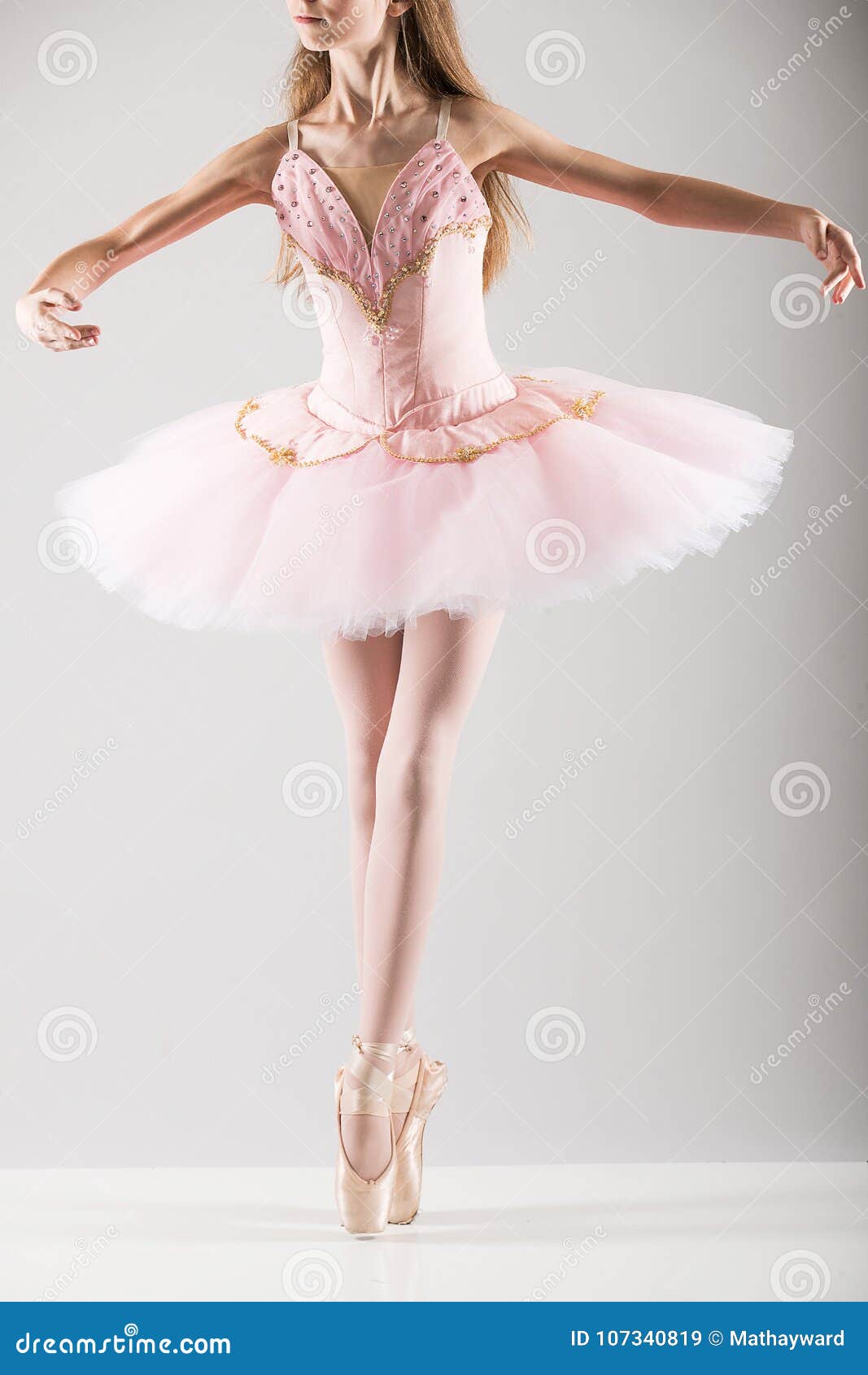 Beautiful Ballet Dancer stock image. Image of balance - 107340819