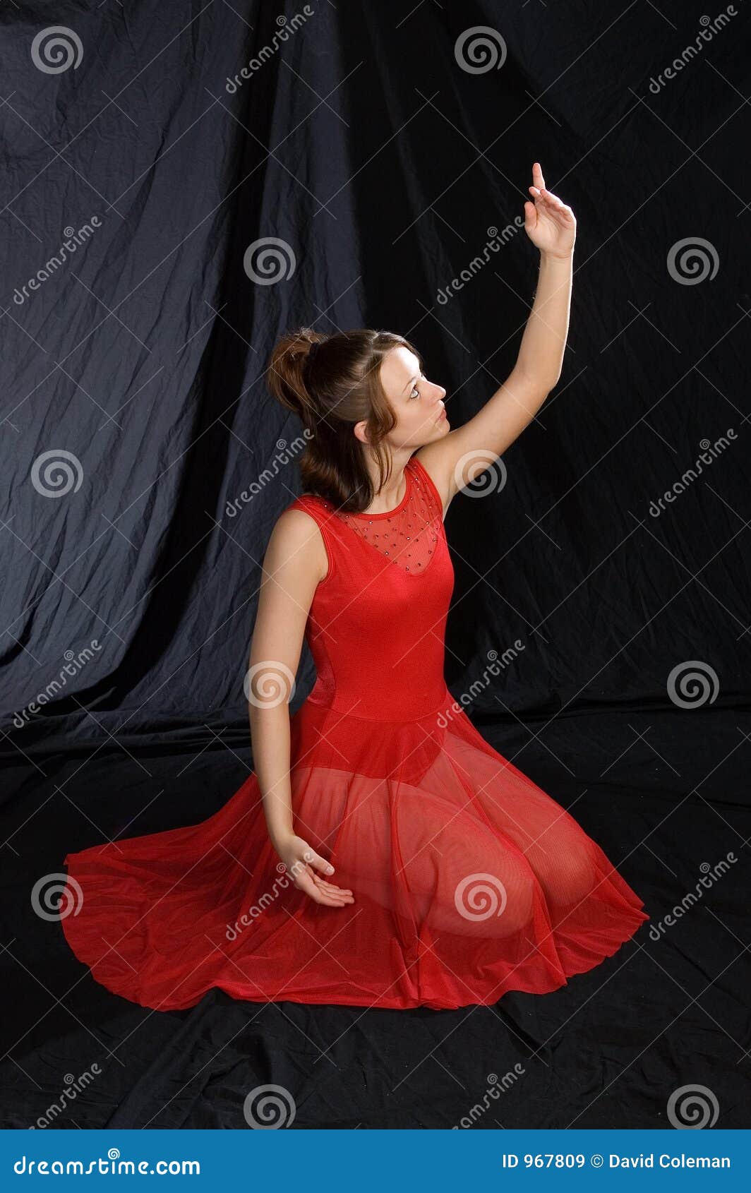 Ballet dancer in red stock image. Image of dancer, entertainment - 967809