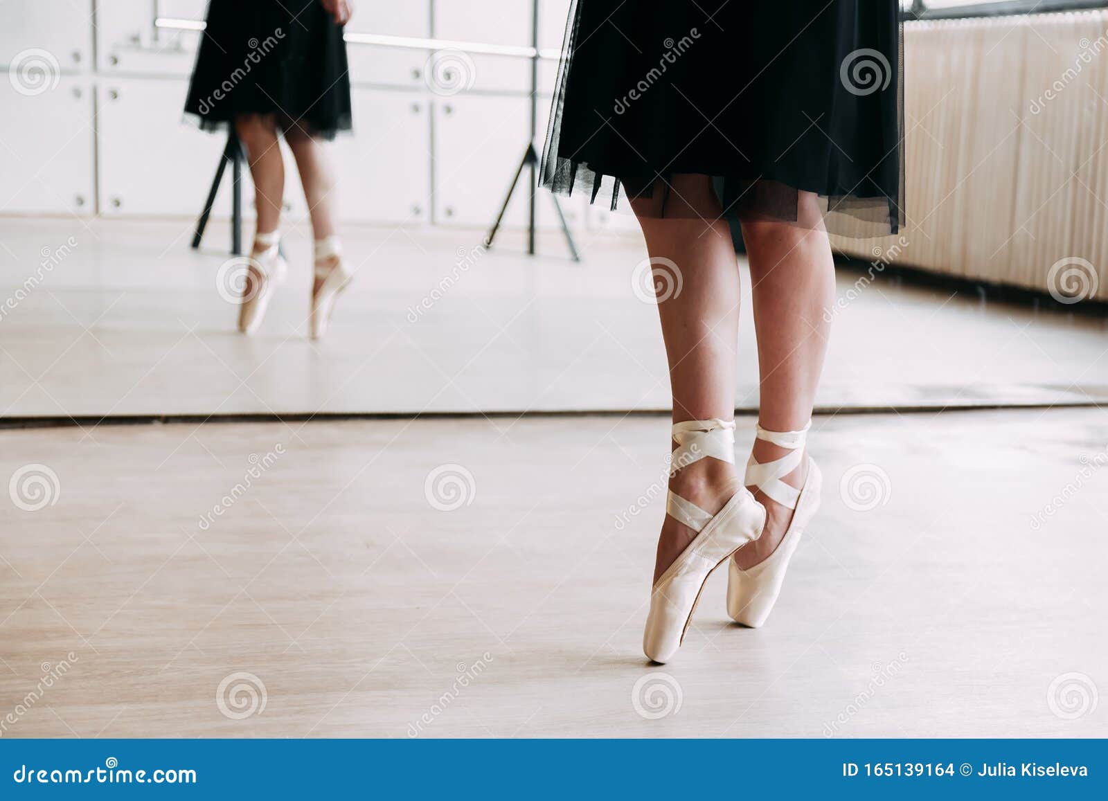 Ballet Dancer. Train in the Studio Stock Photo - Image of ballerina ...