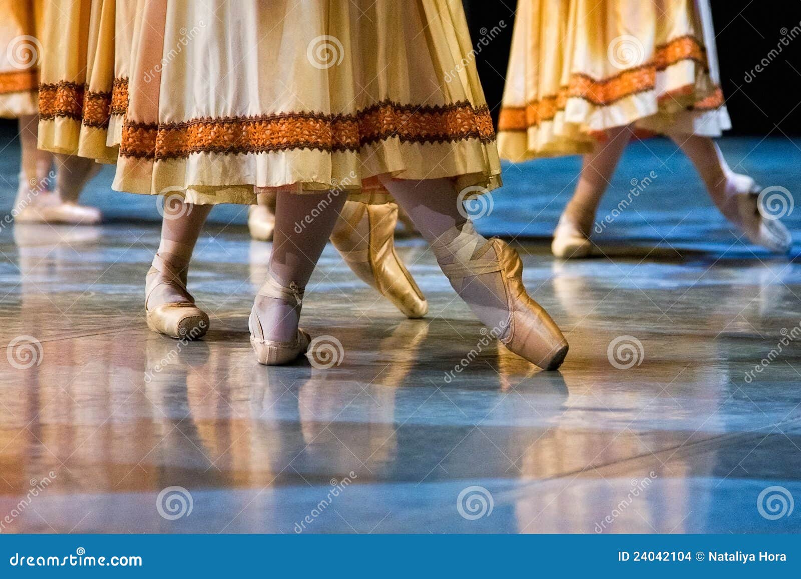 Ballet dancers in slippers stock photo. Image of activity - 24042104