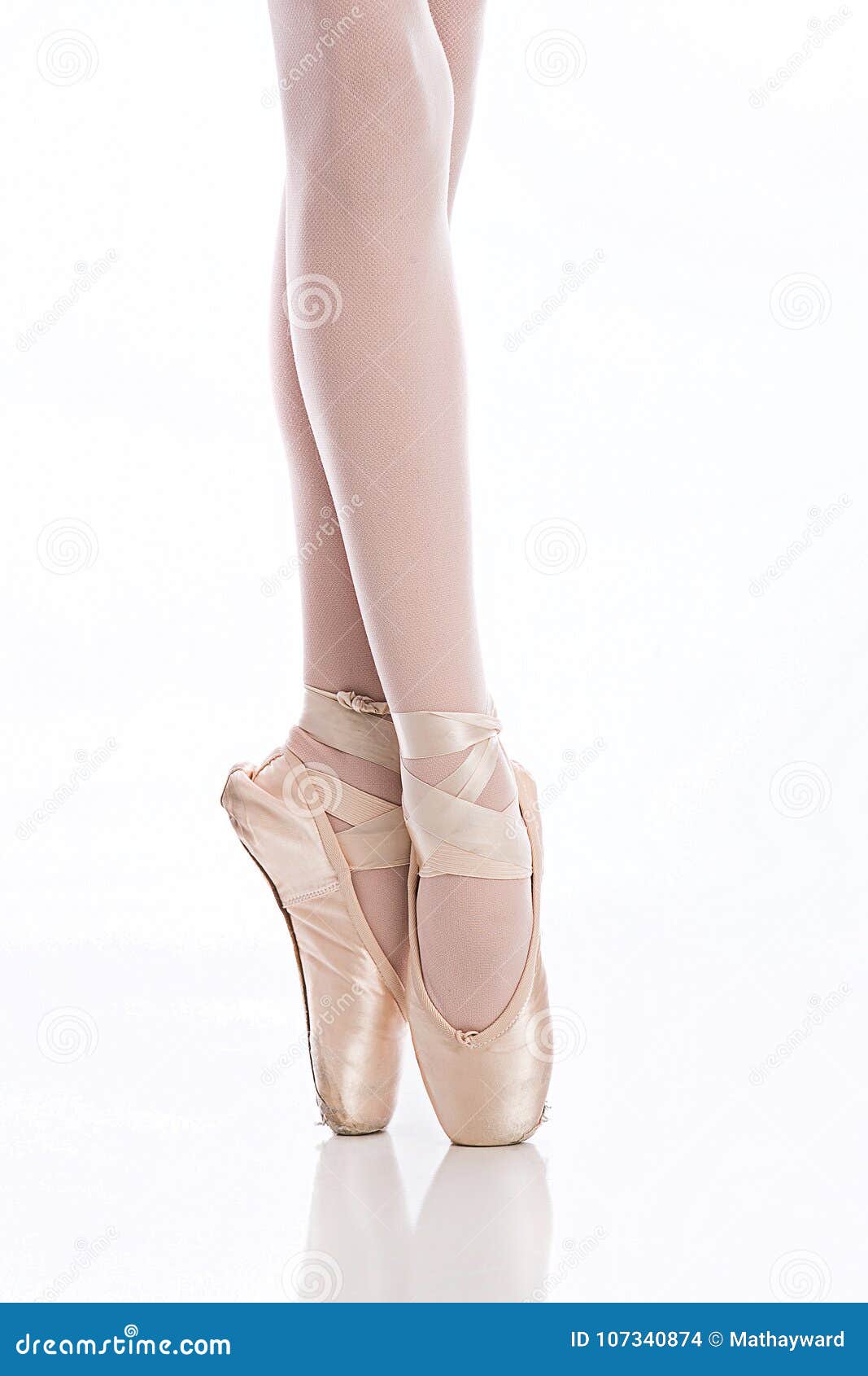 Ballet feet on pointe stock photo. Image of beauty, ballerina - 107340874