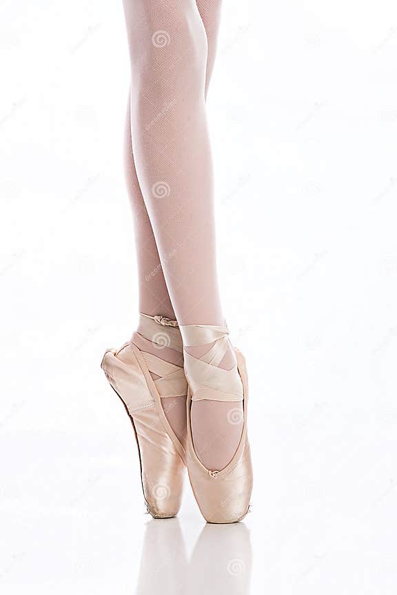 Ballet feet on pointe stock photo. Image of beauty, ballerina - 107340874