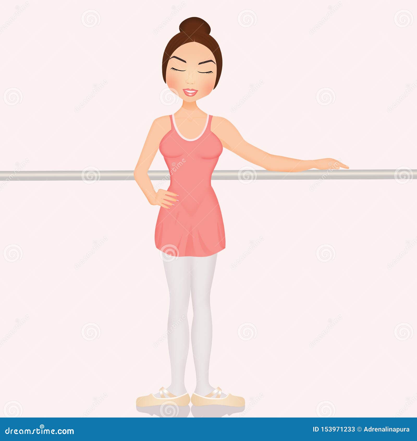 Ballet Grand Plie Position Stock Image | CartoonDealer.com #153971233