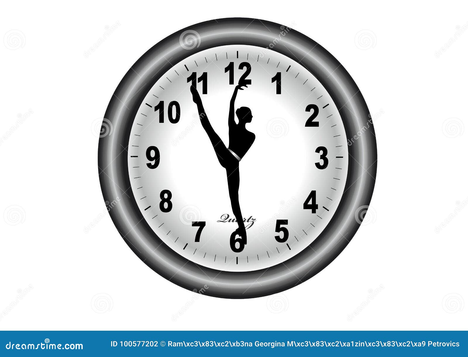 Ballet hour stock vector. Illustration of illustrated - 100577202