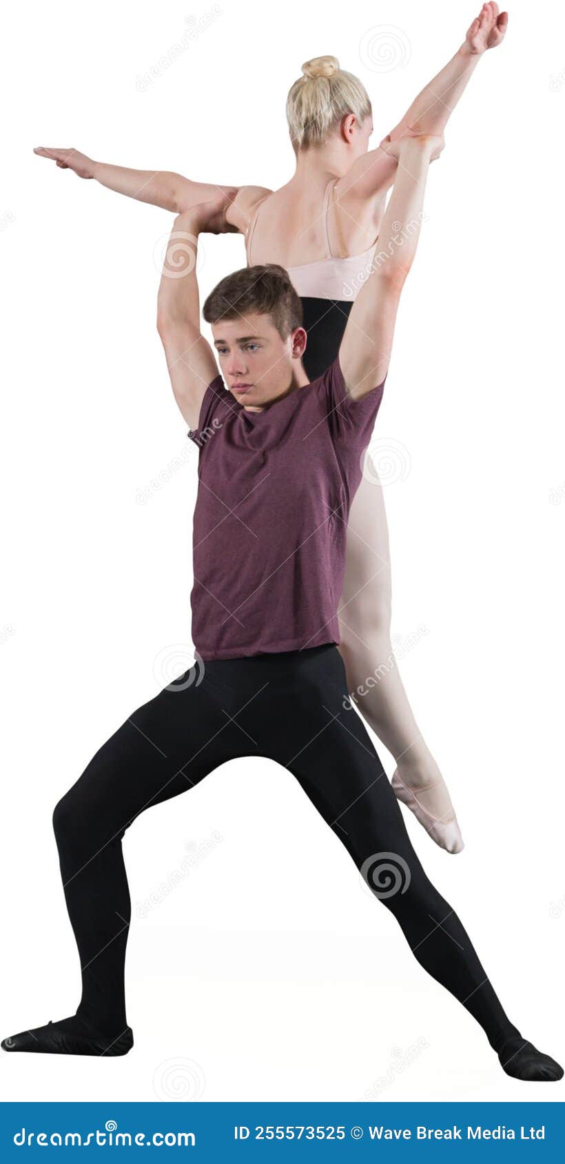 Ballet partners dancing stock image. Image of male, ballet - 255573525