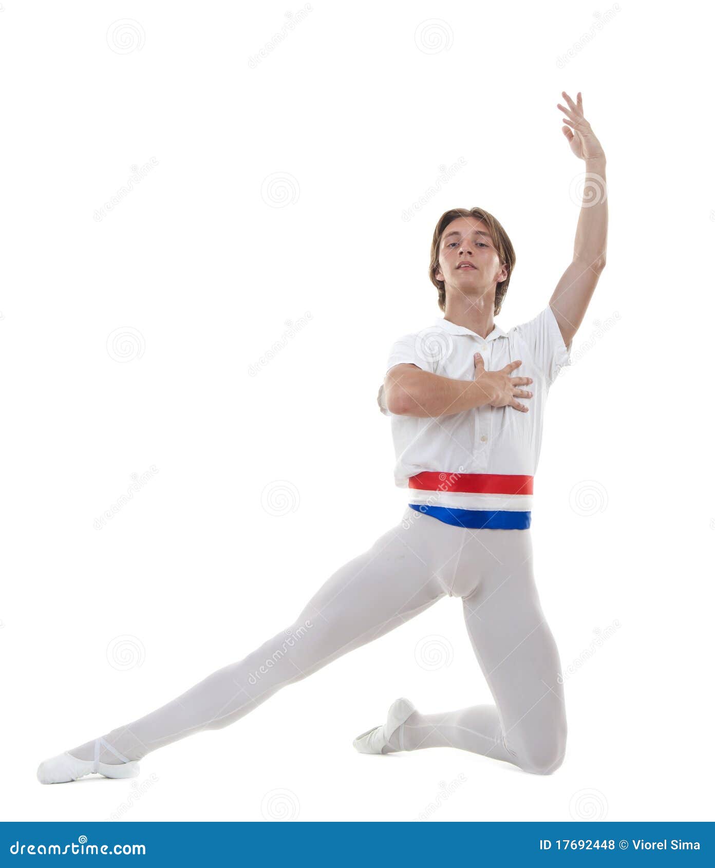Ballet pose stock photo. Image of caucasian, dancer, isolated - 17692448
