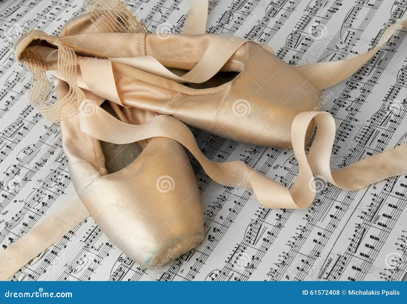 Ballet Slippers stock photo. Image of shoe, ballet, used - 61572408