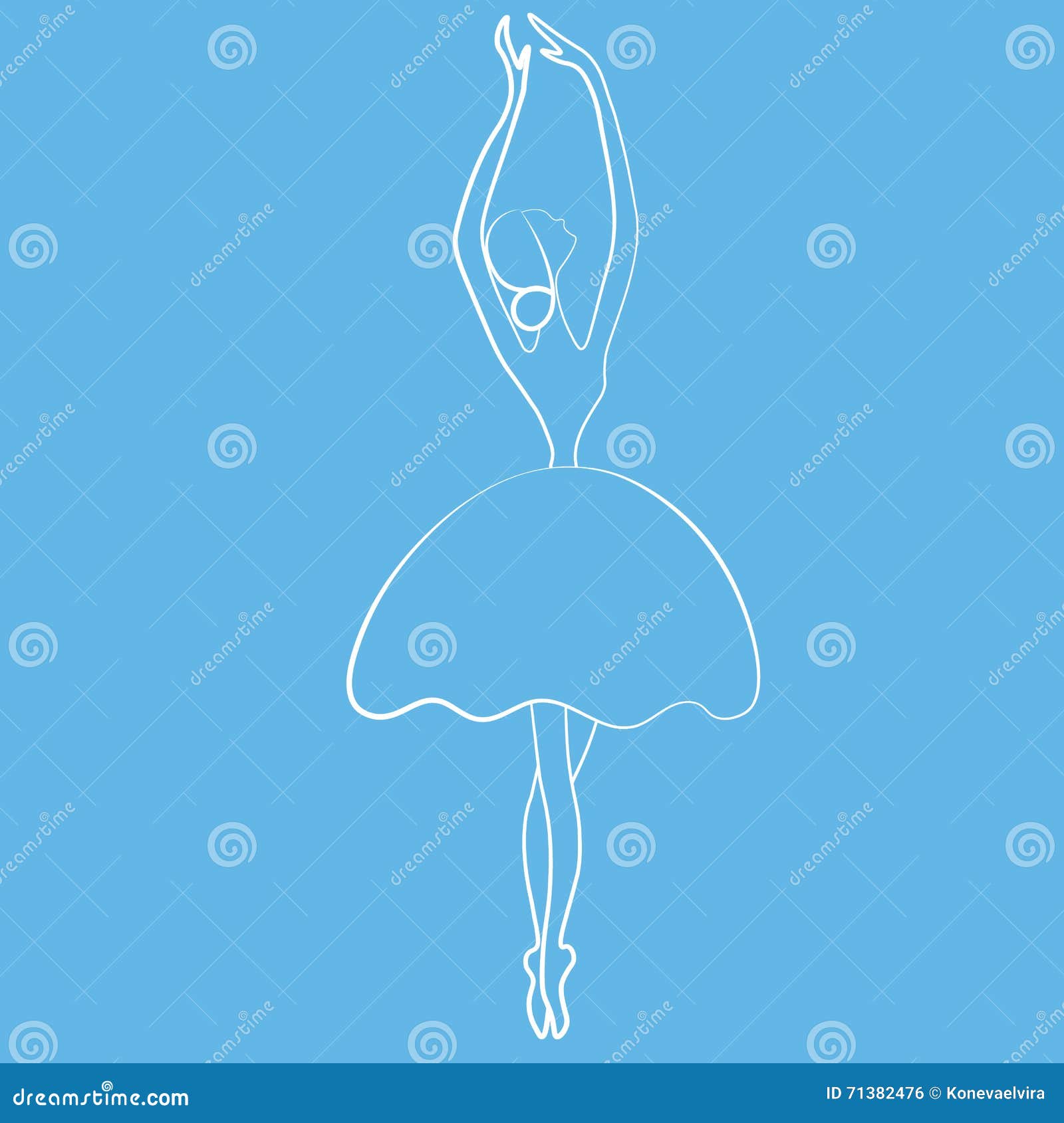 Ballet Stylized Symbol. Dance Icon Stock Vector - Illustration of ...