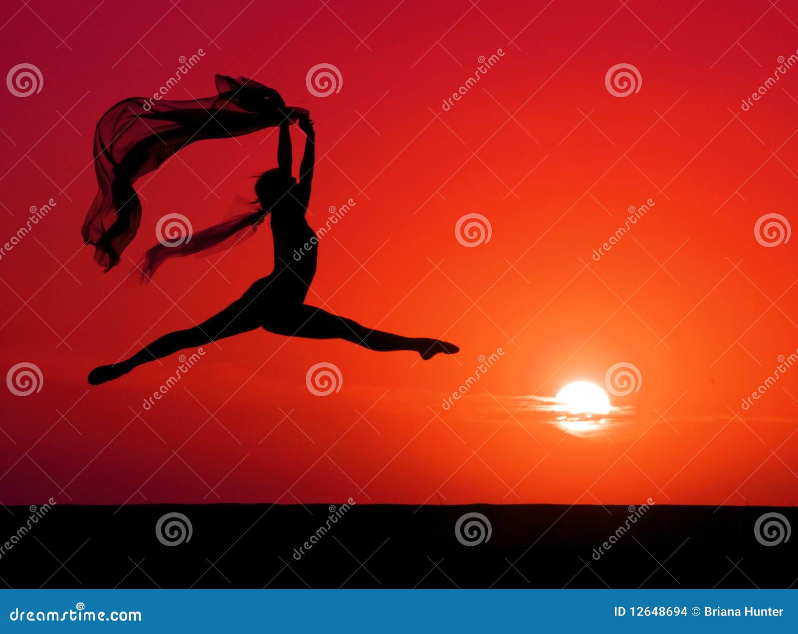 Ballet at Sunset stock photo. Image of ethereal, inspiration - 12648694