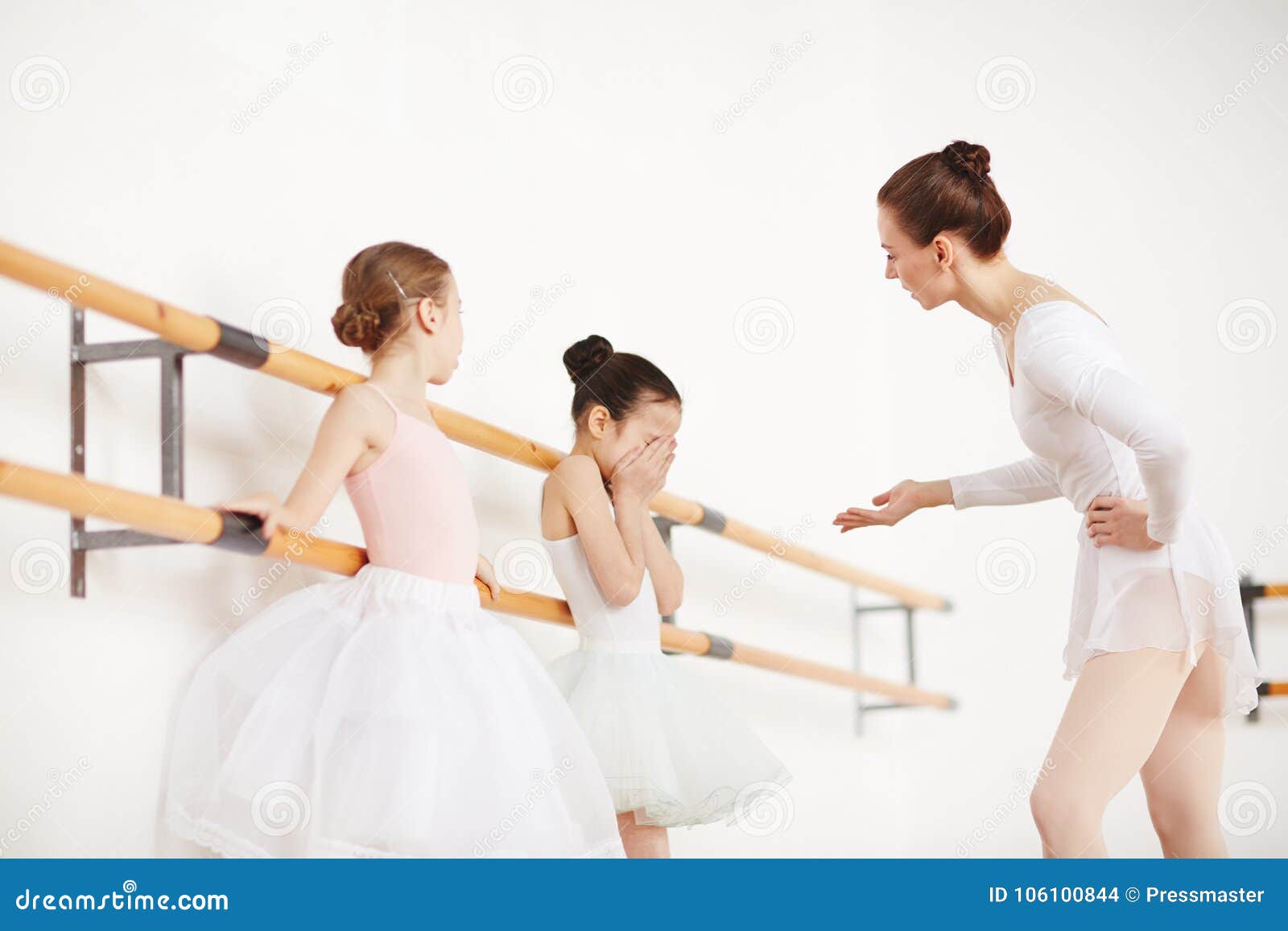 Ballet trouble stock photo. Image of little, balletclothes - 106100844