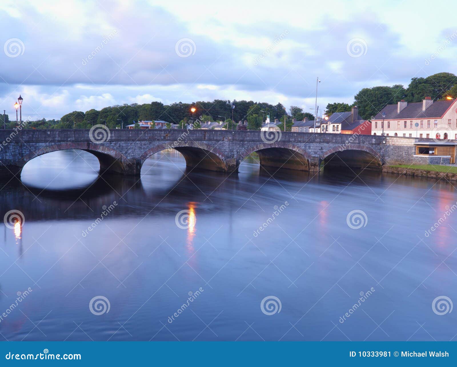 Ballina stock image. Image of urban, bridge, cityscape - 10333981