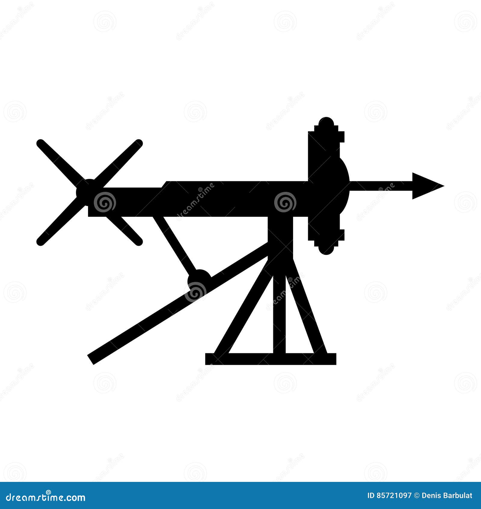 Ballista stock vector. Illustration of historical, weapon - 85721097