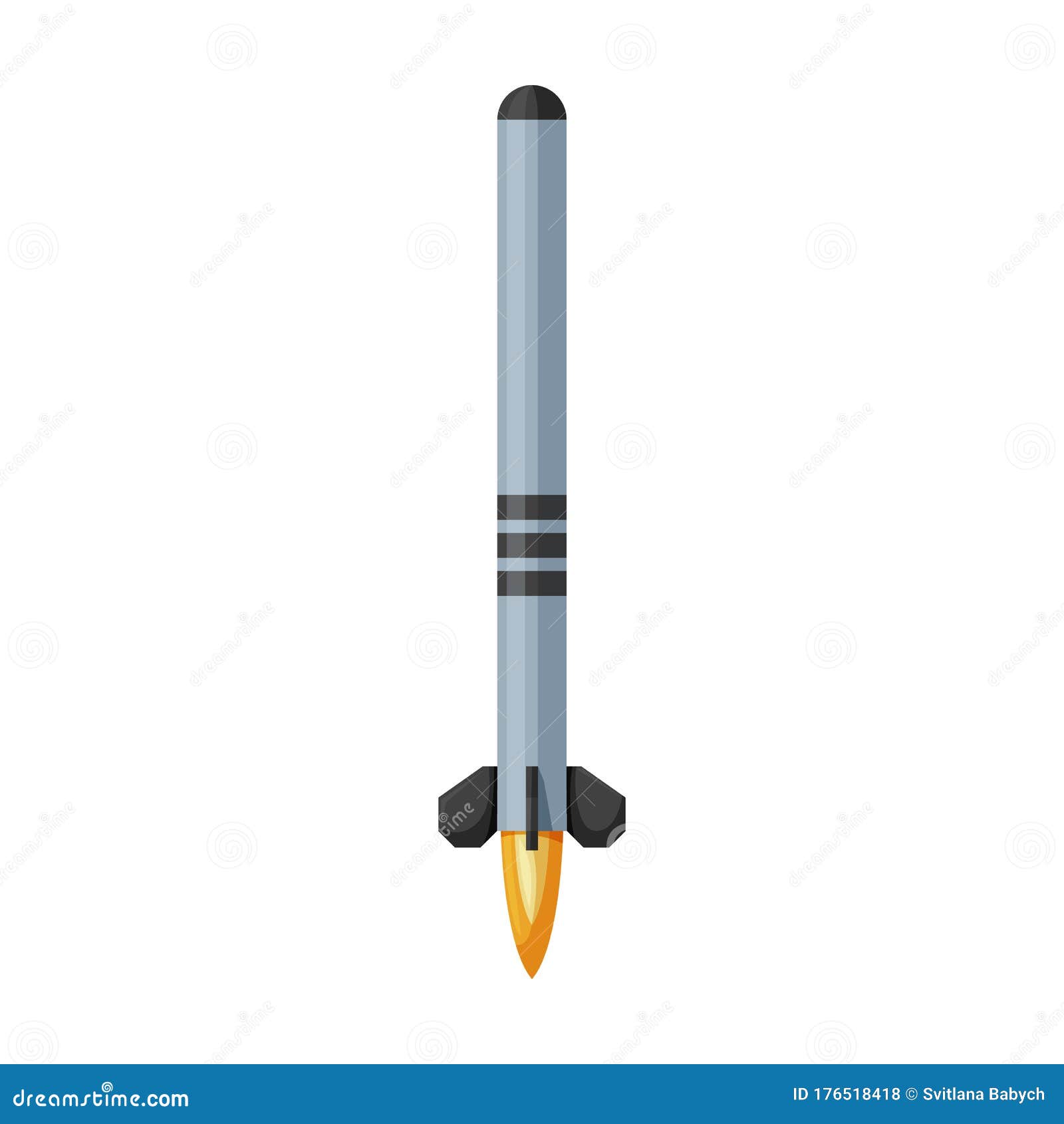 Ballistic Missile Vector Icon.Cartoon Vector Icon Isolated on White ... Ballistic Missile Vector Icon.Cartoon Vector Icon Isolated on White ...