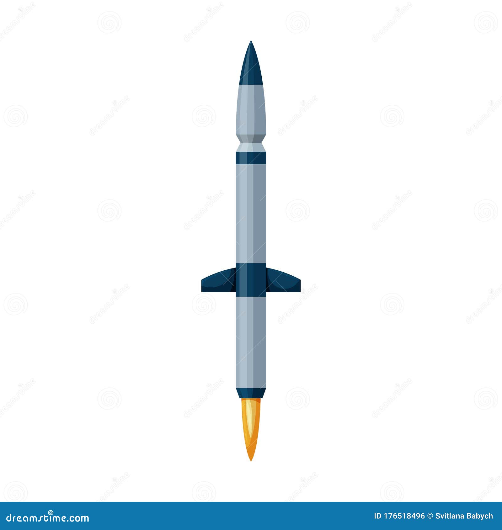 Ballistic Missile Vector Icon.Cartoon Vector Icon Isolated on White ... Ballistic Missile Vector Icon.Cartoon Vector Icon Isolated on White ...