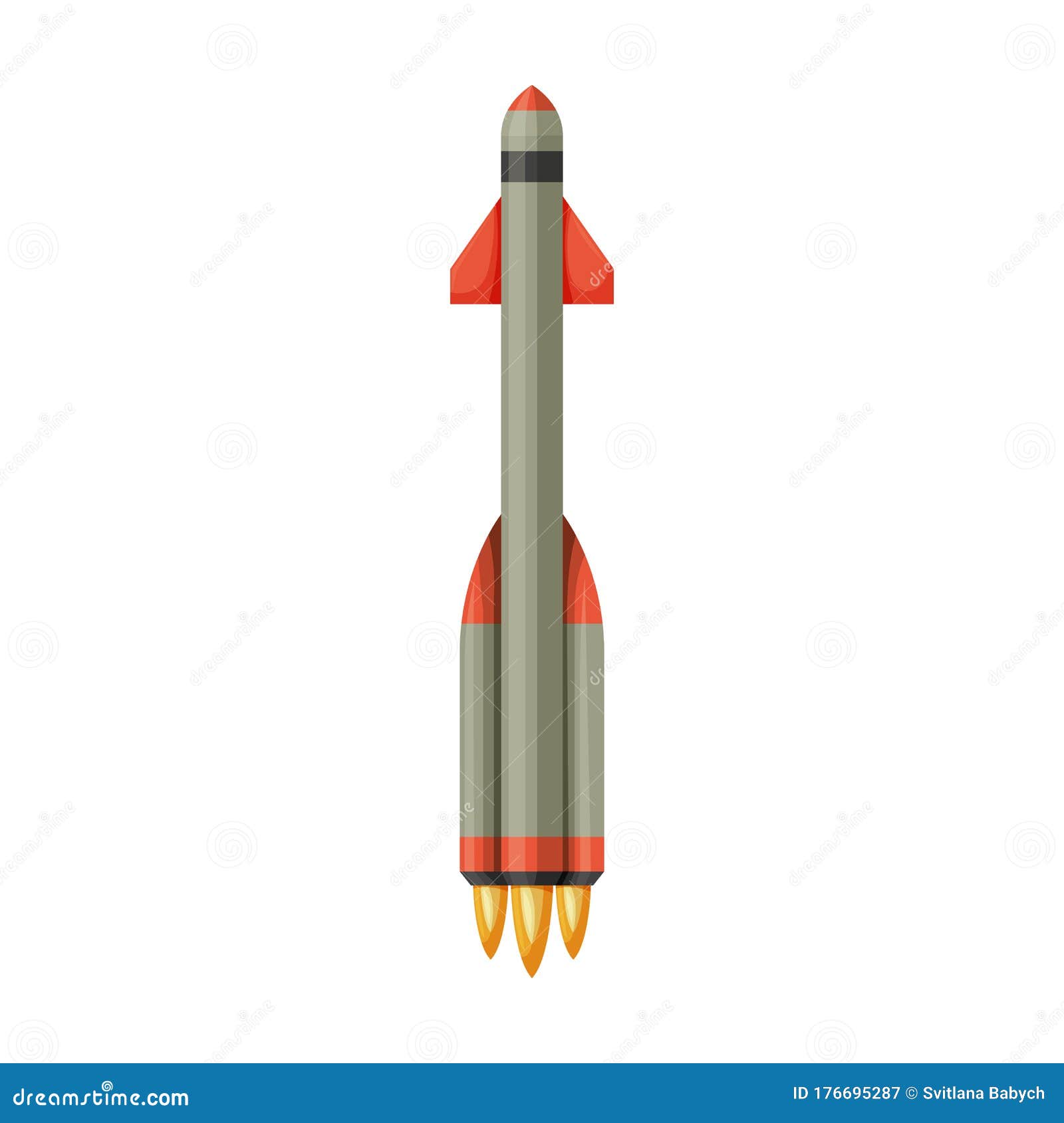 Ballistic Missile Vector Icon.Cartoon Vector Icon Isolated on White ... Ballistic Missile Vector Icon.Cartoon Vector Icon Isolated on White ...