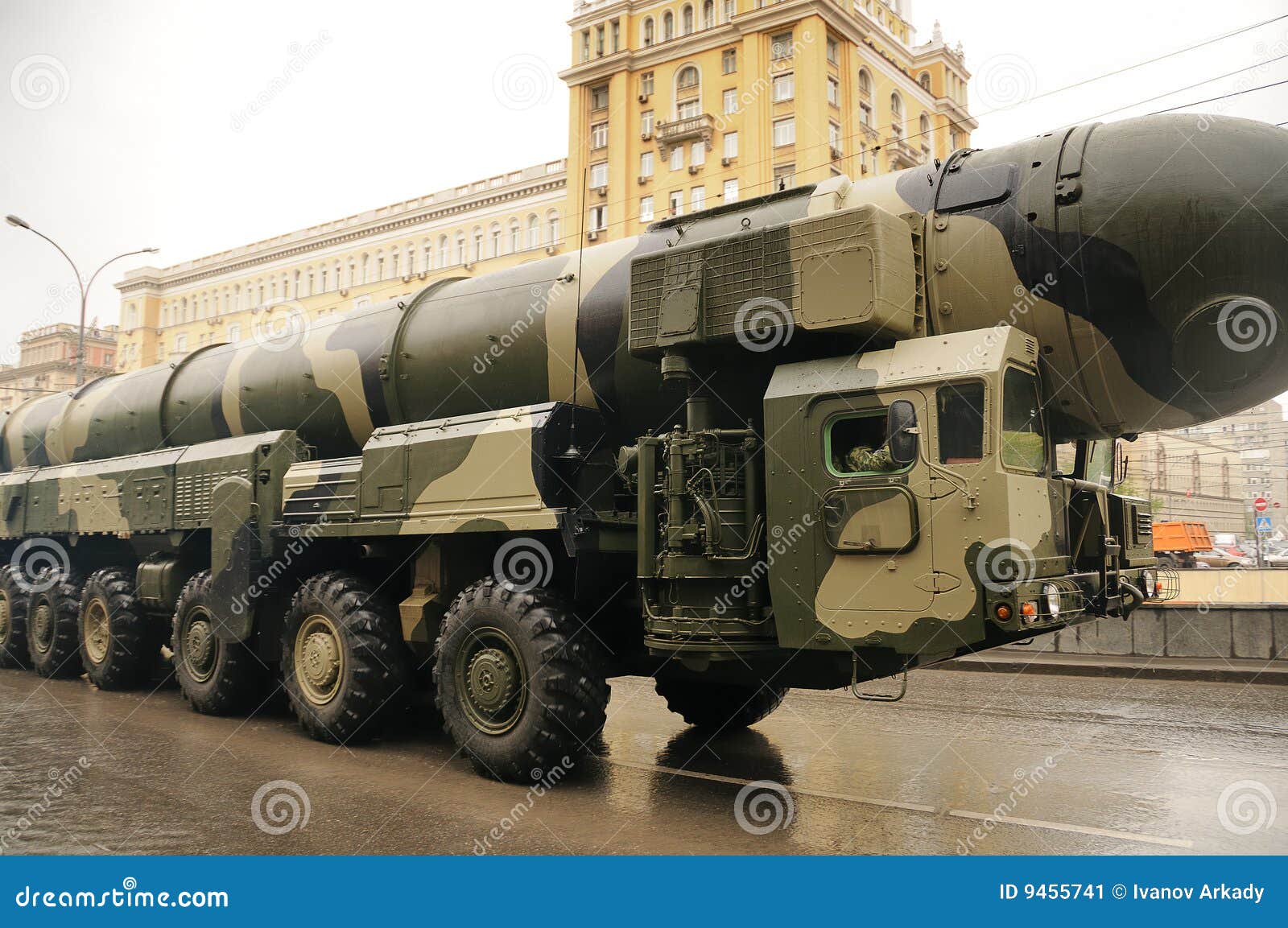 Ballistic nuclear missile stock image. Image of armed - 9455741