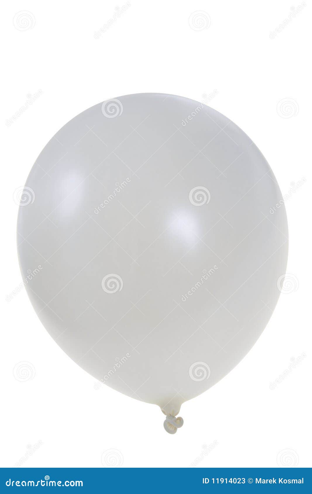 Ballon de blanc de perle image stock. Image du réception - 11914023