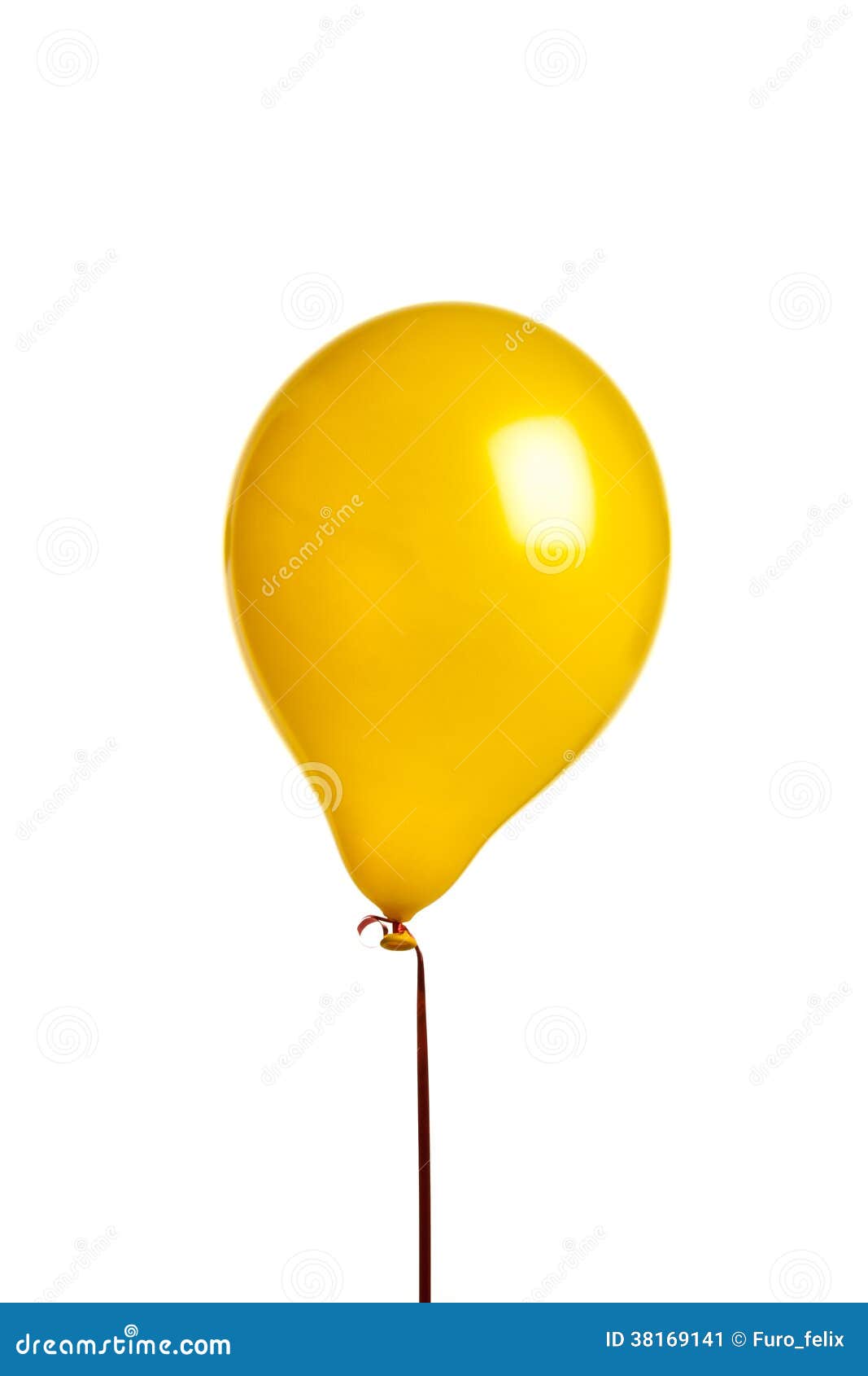 Ballon jaune image stock. Image du festif, neuf, ballon - 38169141