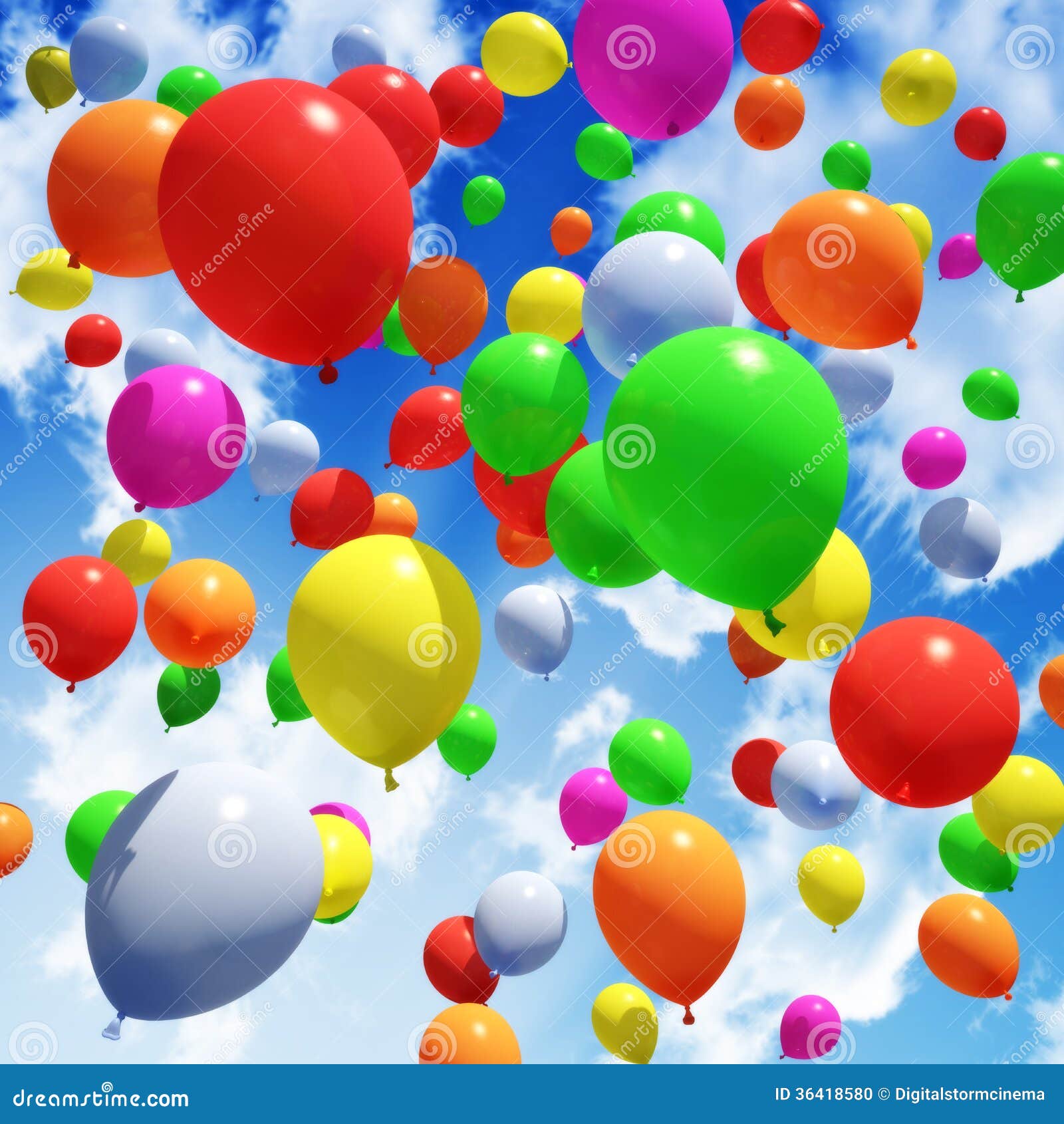 Ballon multicolore photo stock. Image du cirque, ballon - 36418580