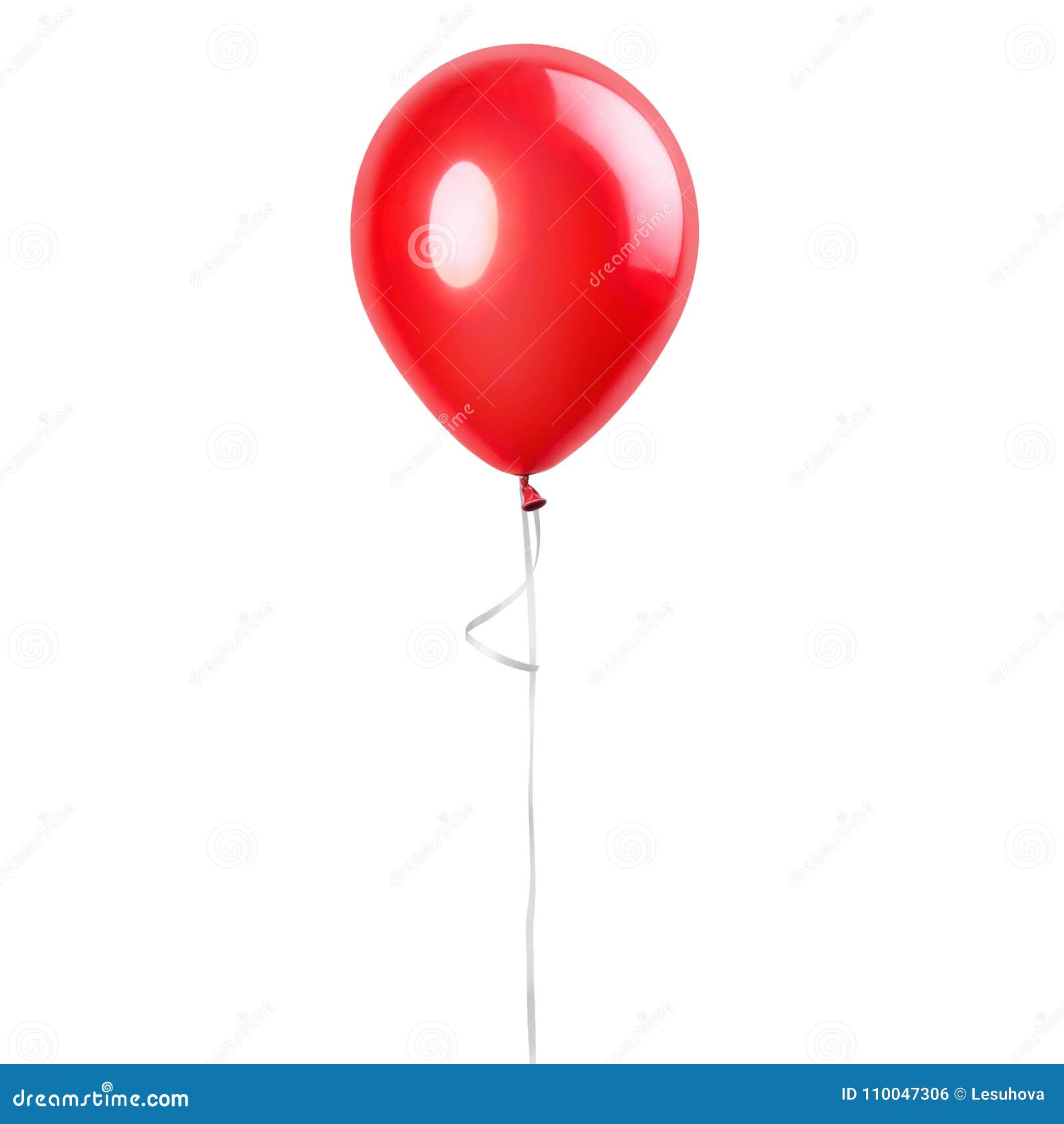 Ballon rouge photo stock. Image du caoutchouc, célébrations - 110047306
