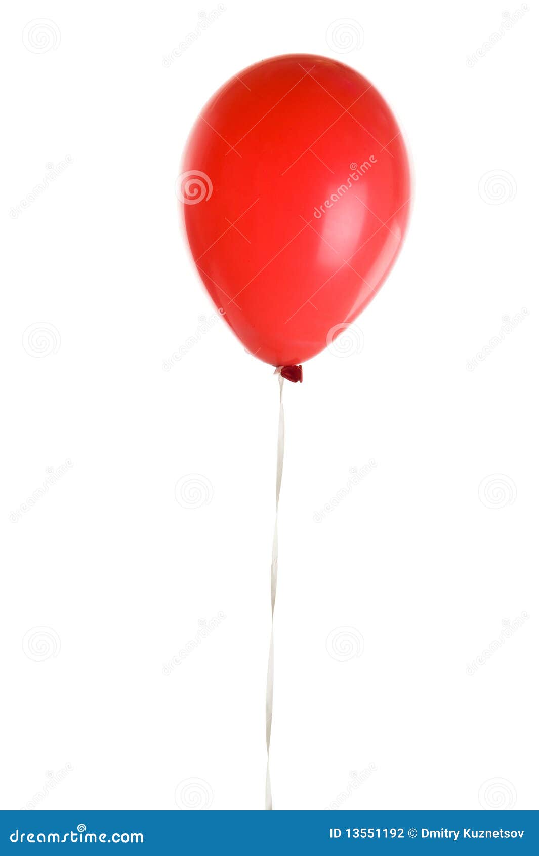 Ballon rouge photo stock. Image du ballon, anniversaire - 13551192