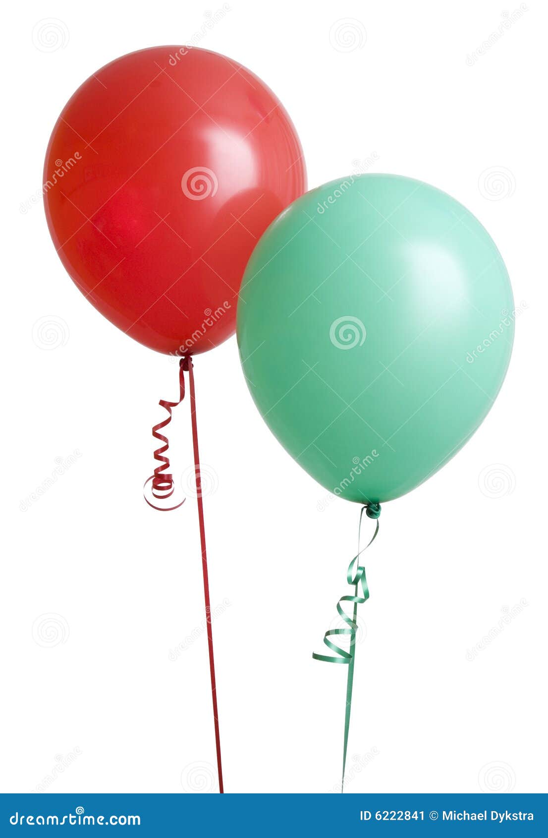 Ballon rouge et vert image stock. Image du amusement, blanc - 6222841