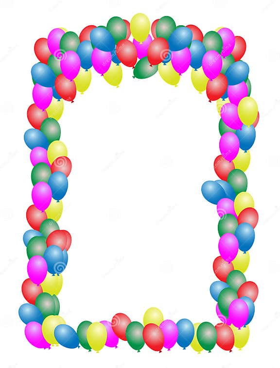 Ballonrand vektor abbildung. Illustration von dekorativ - 24753423