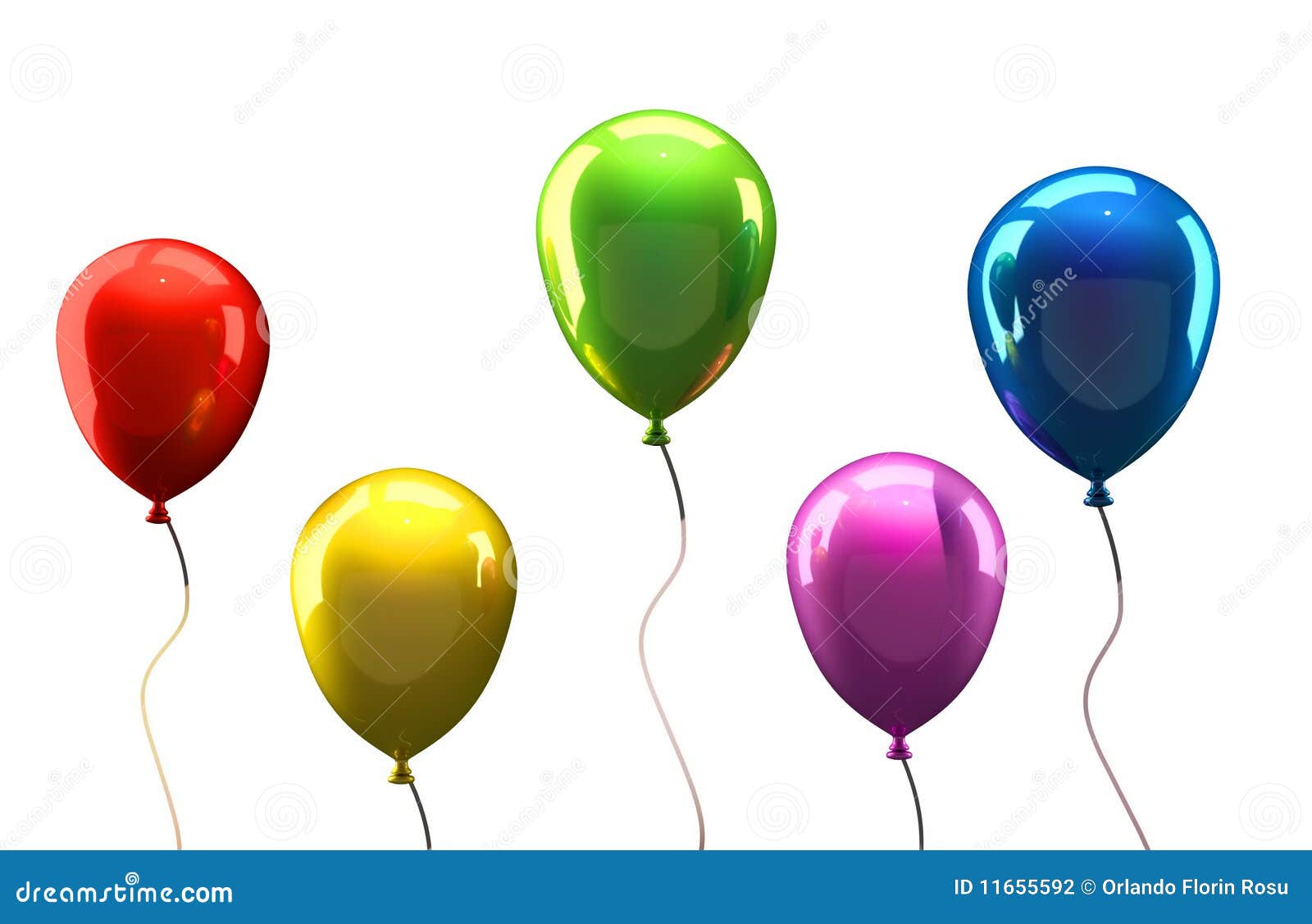 Ballons illustration stock. Illustration du isolement - 11655592