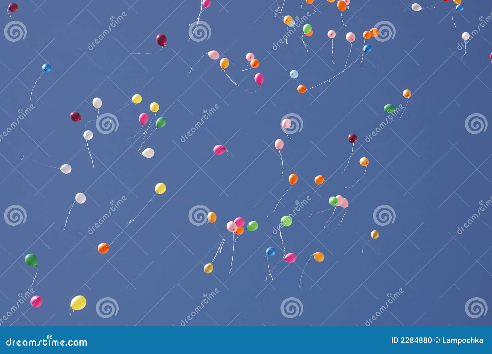 Ballons stock photo. Image of green, colorful, happiness - 2284880