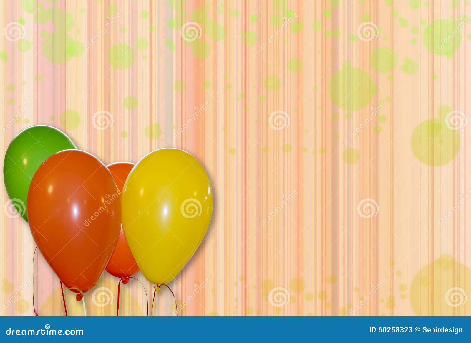 Balloons with Abstract Background Stock Image - Image of latex ...