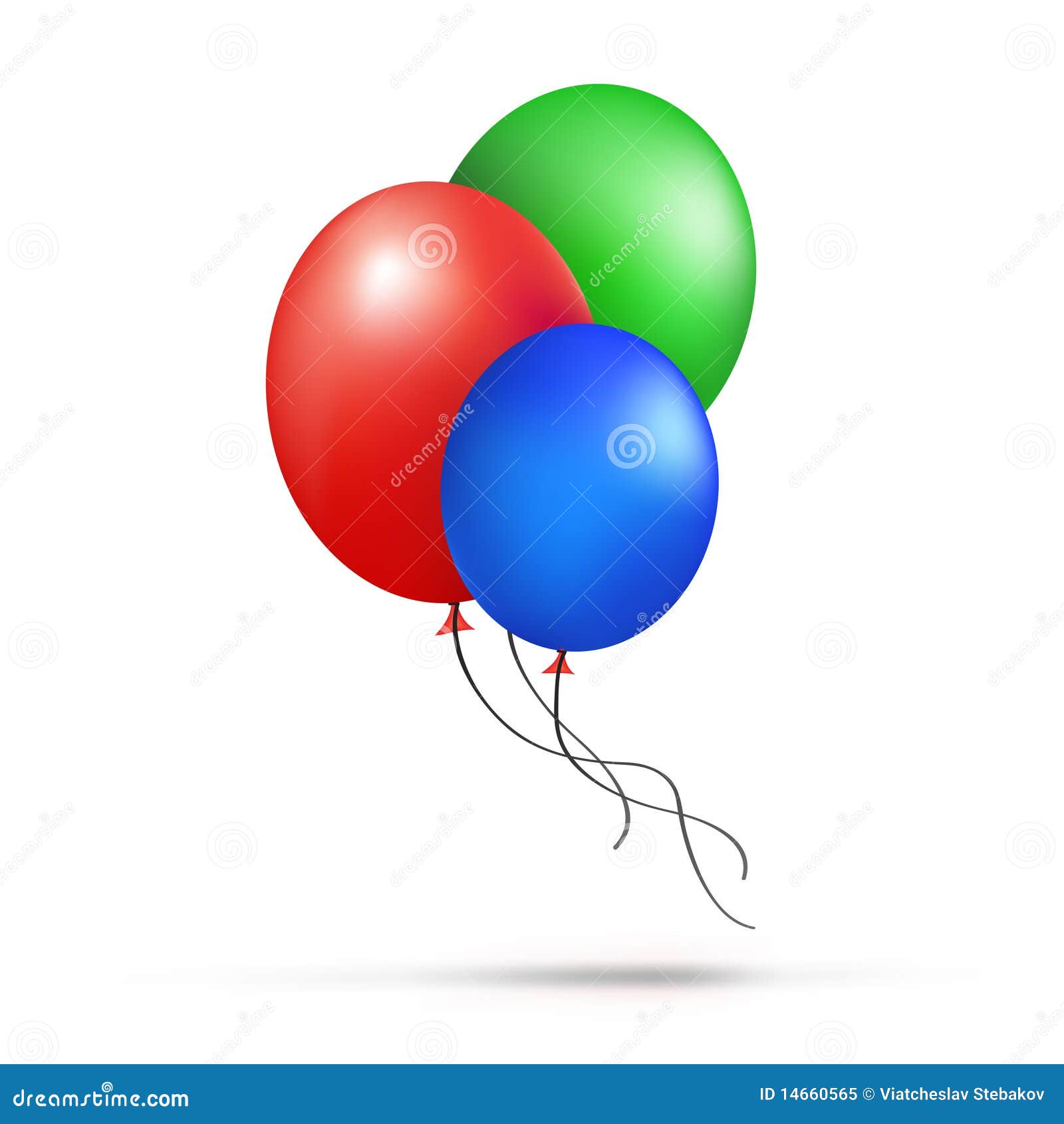 Ballons. Realistic Illustration Stock Vector - Illustration of balloon ...